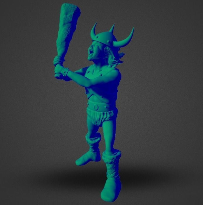 BOBBY THE BARBARIAN DUNGEONS AND DRAGONS 3D model 3D printable | CGTrader