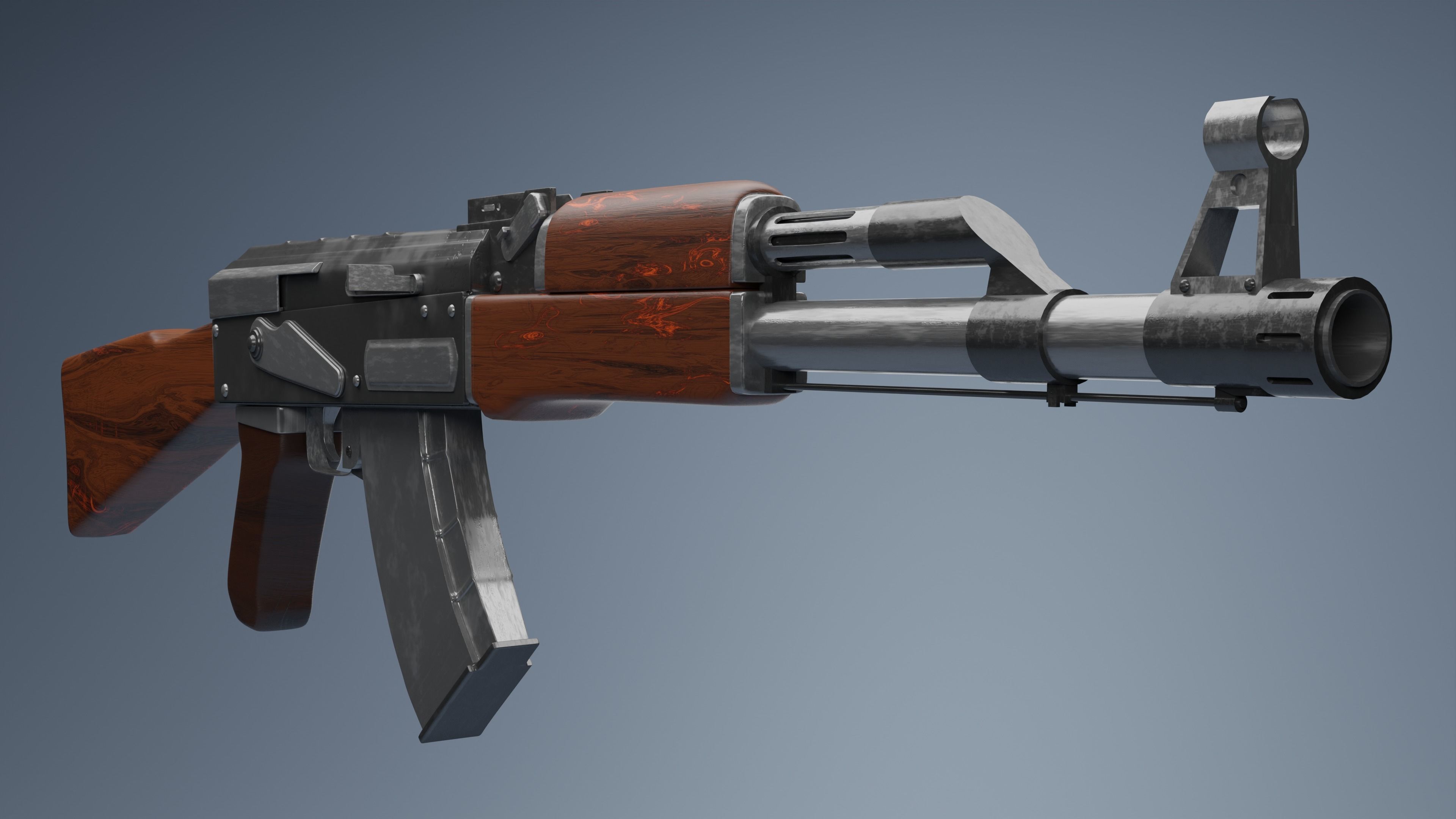 AK-47 3D model | CGTrader