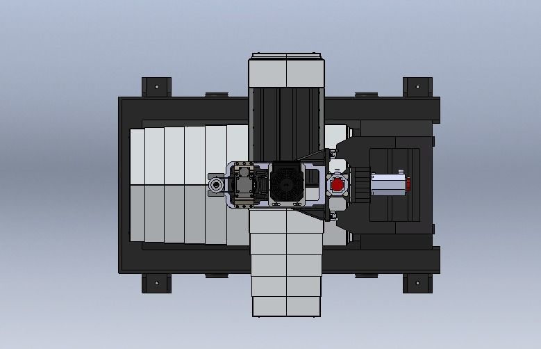Vertical Milling Machine BT40 3D model | CGTrader
