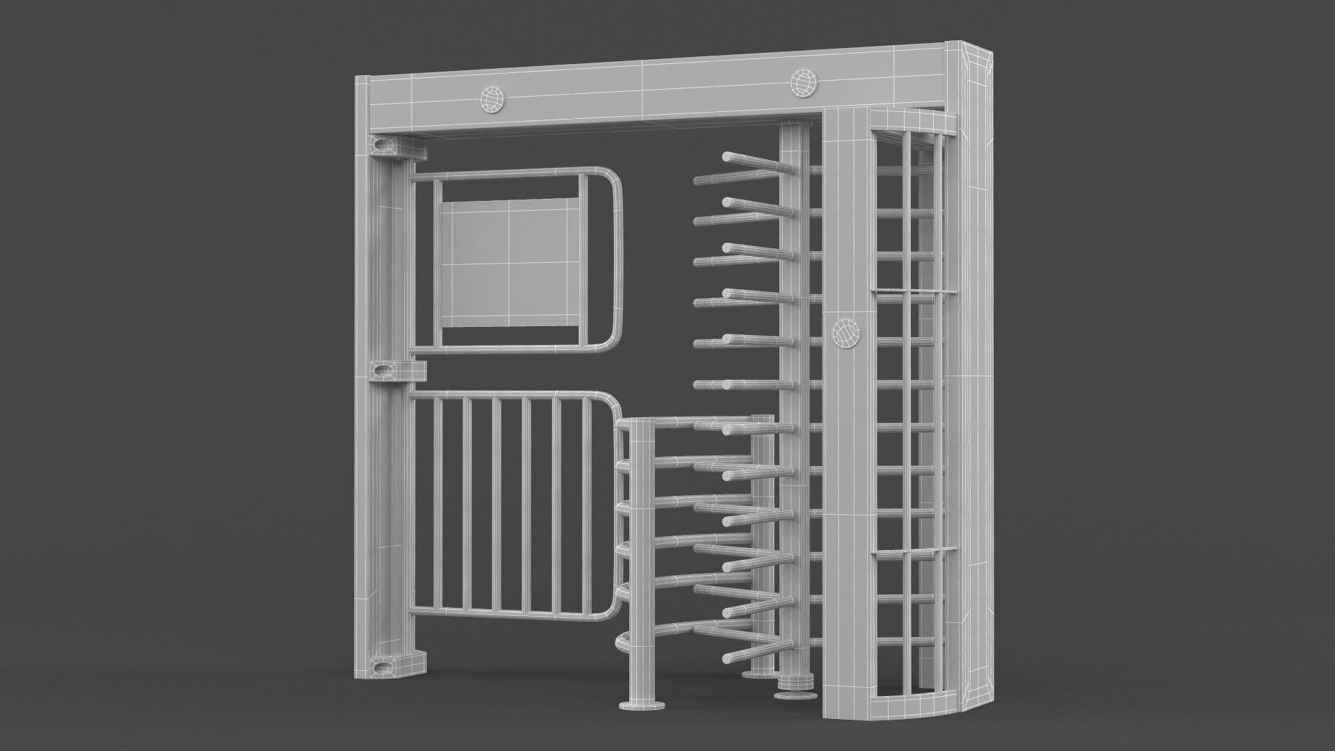 Turnstile Gate 3D model | CGTrader
