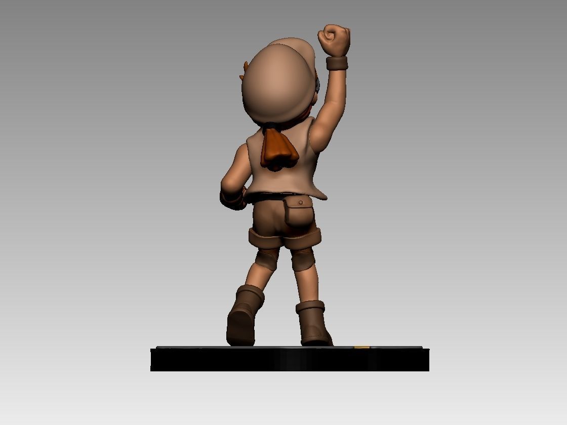Metal Slug Fio 3D model 3D printable | CGTrader