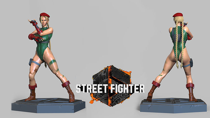 cammy white street fighter 6 classic costume 3D model 3D printable | CGTrader
