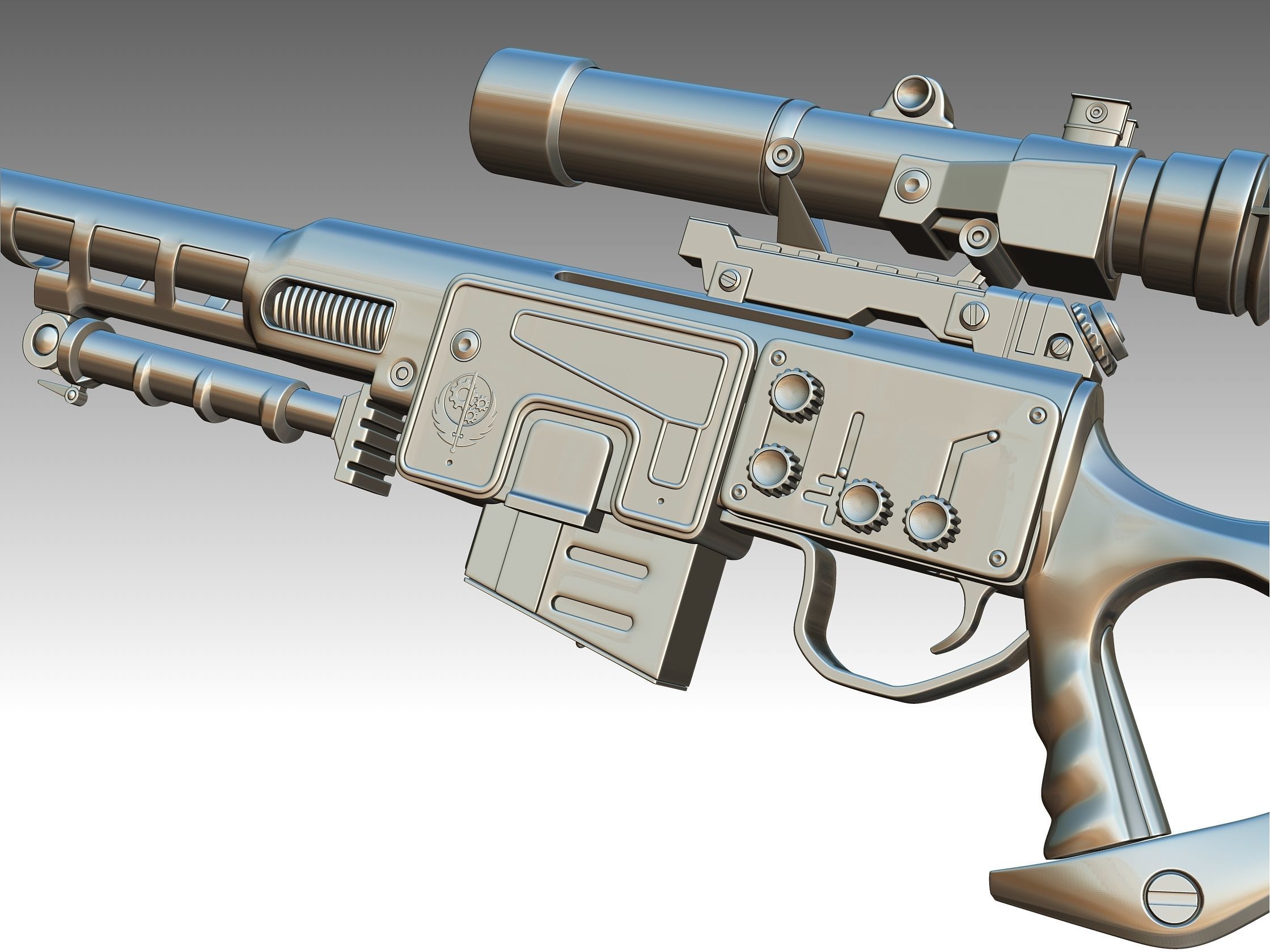 3D model Sniper Rifle VR / AR / low-poly | CGTrader