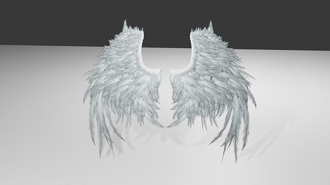 3D model Realistic wings rigged VR / AR / low-poly | CGTrader