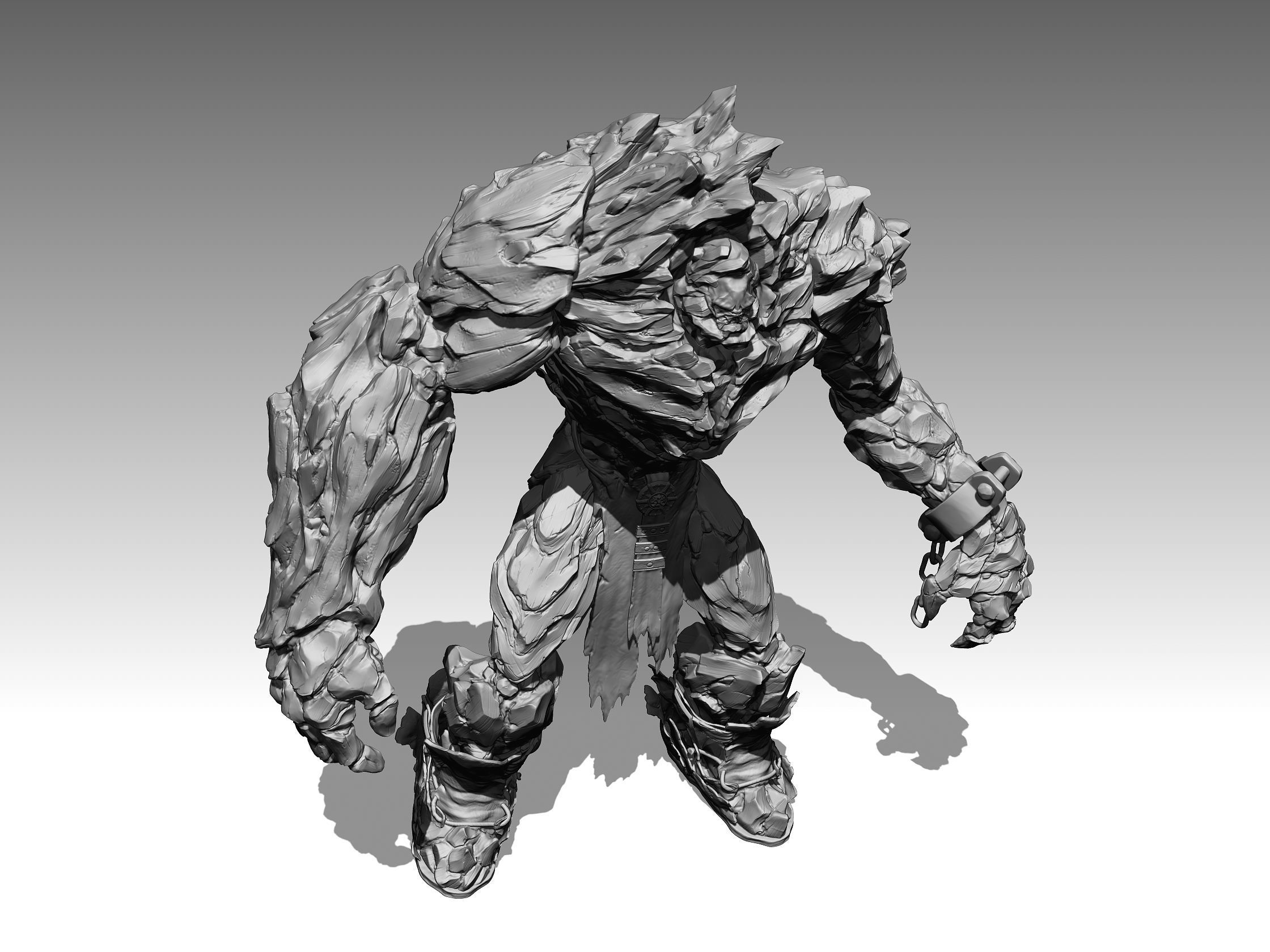 Ice Rock Creature 3D model | CGTrader