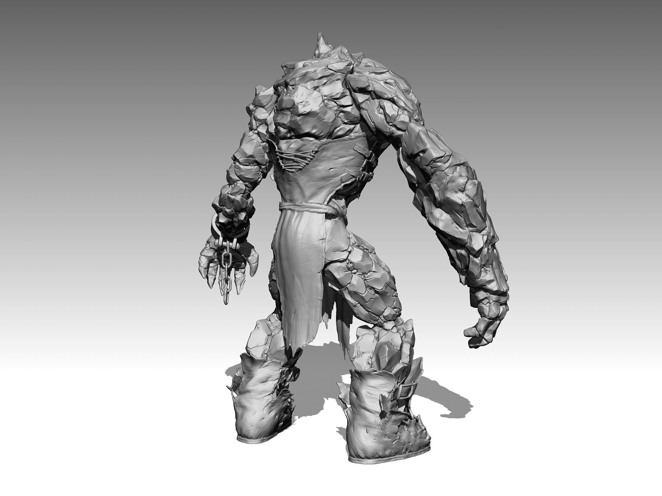 Ice Rock Creature 3D model | CGTrader