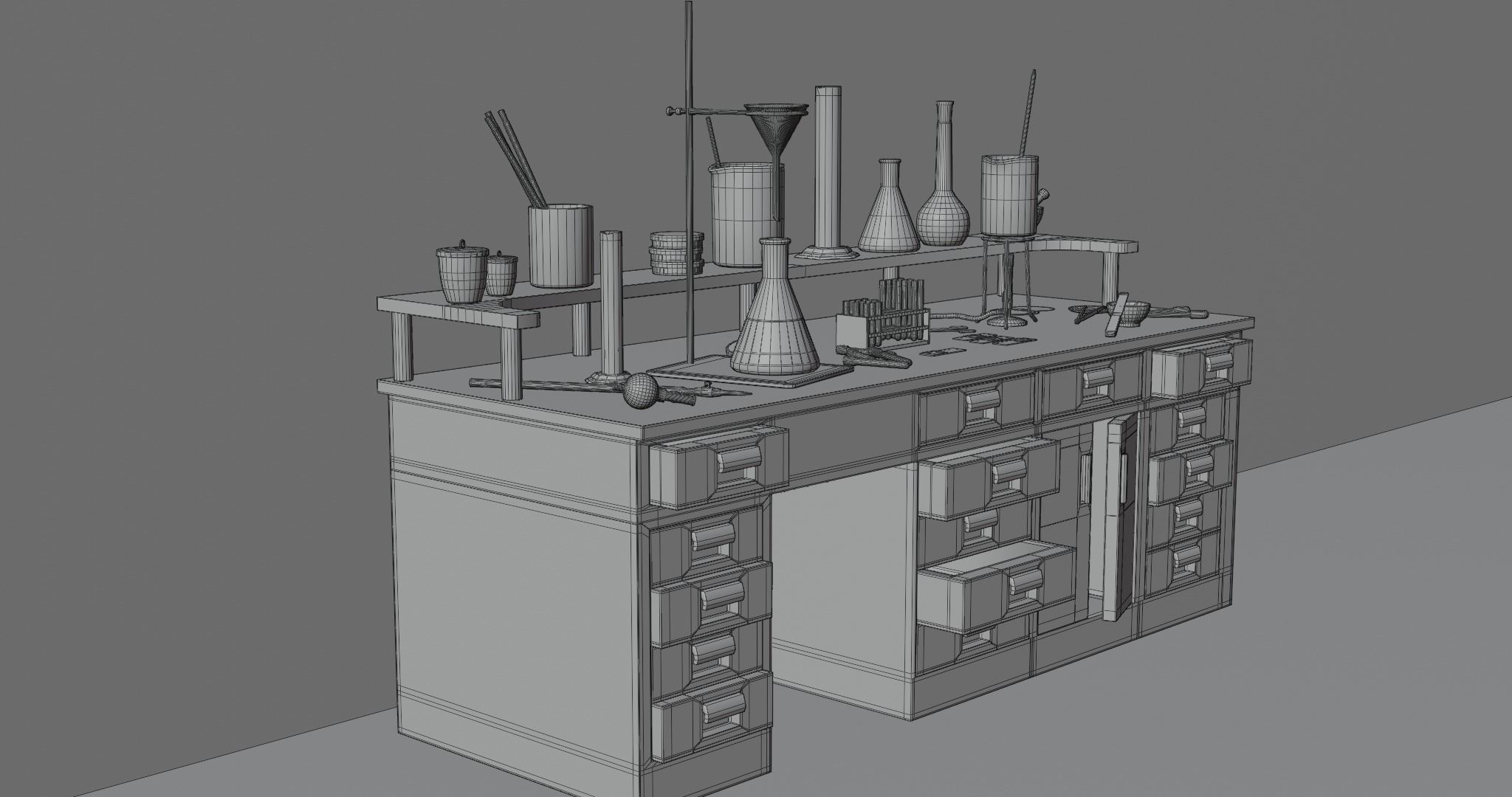 Laboratory Equipment Material de laboratorio 3D model | CGTrader