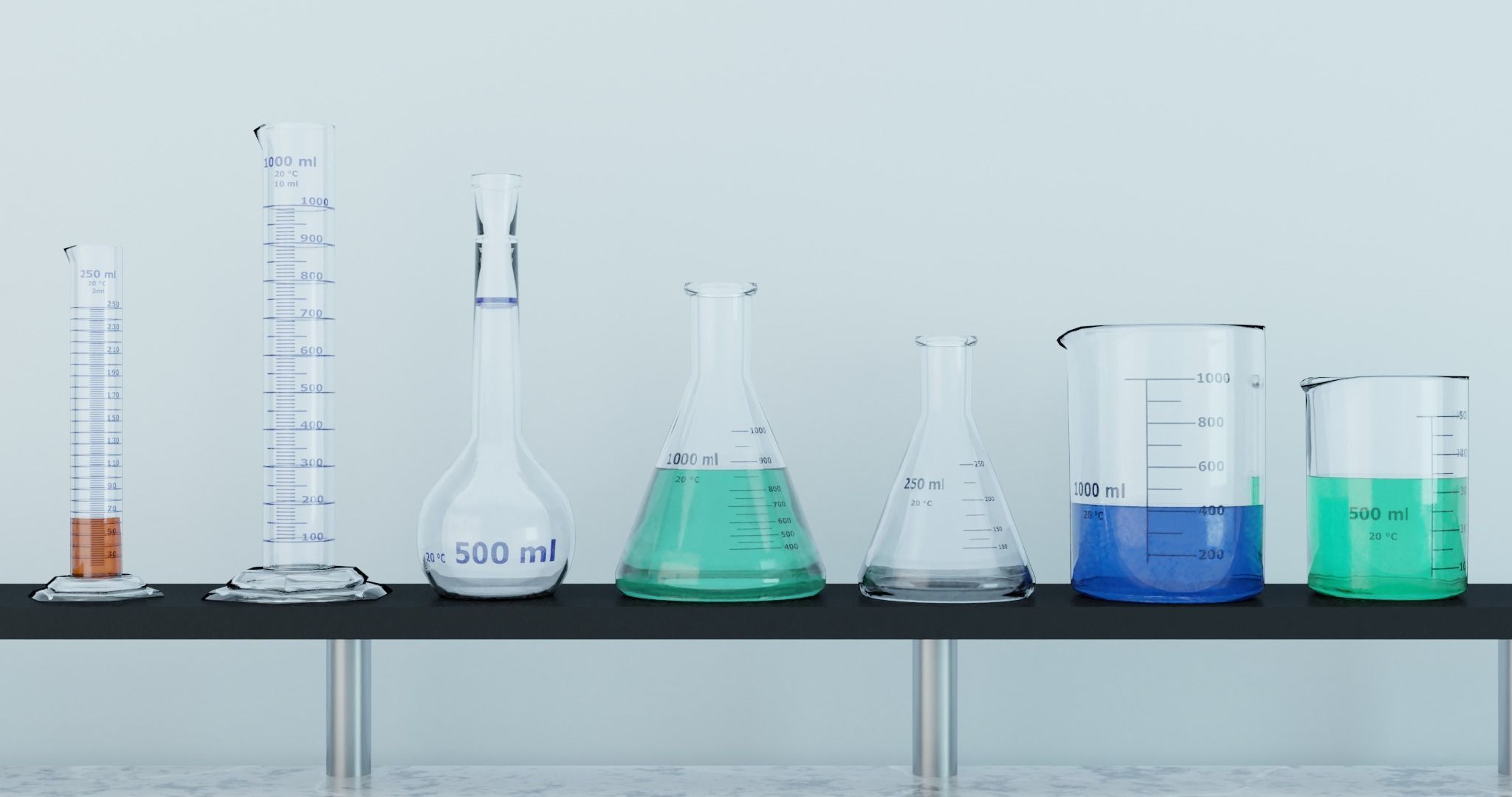 Laboratory Equipment Material de laboratorio 3D model | CGTrader