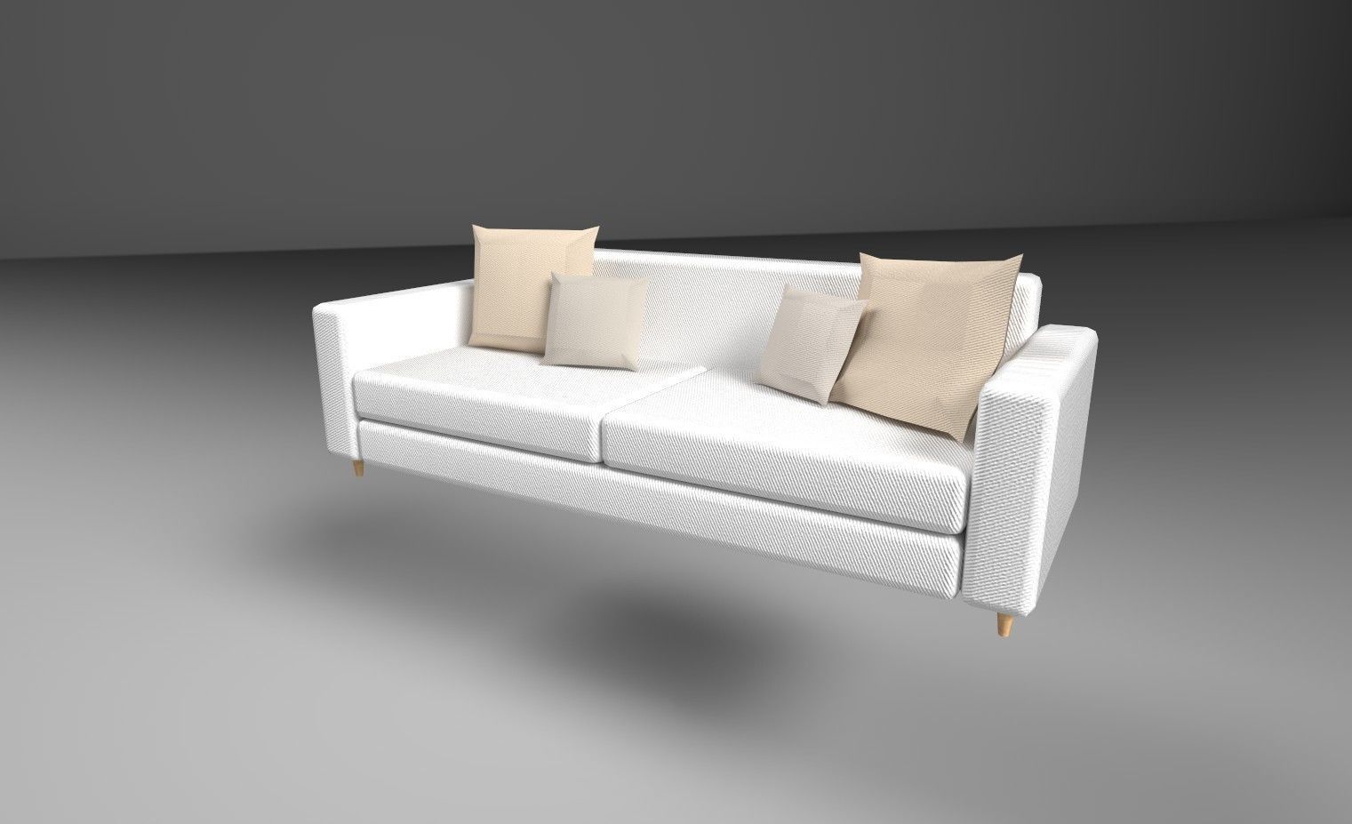 3D model Sofa Lowpolygon VR / AR / low-poly | CGTrader