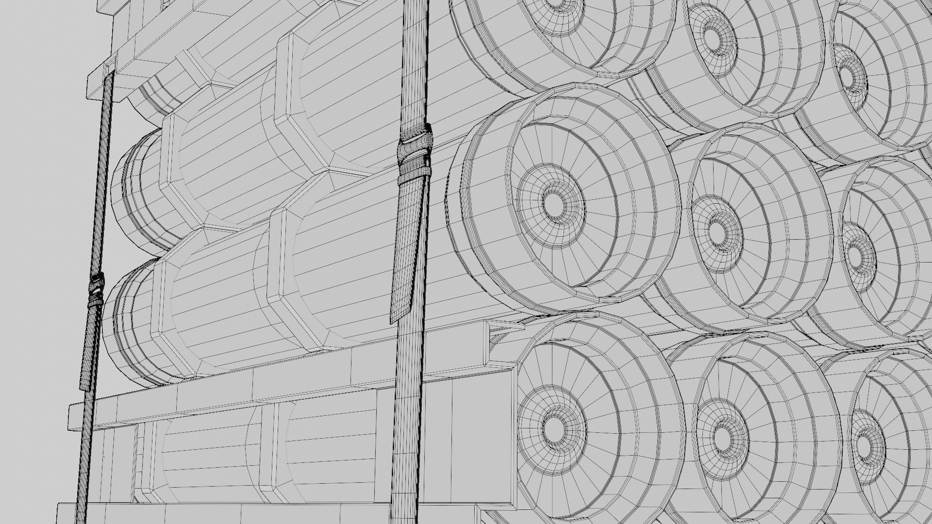 3D model Military Cartridge Cargo weapons 4k pbr textures VR / AR / low ...