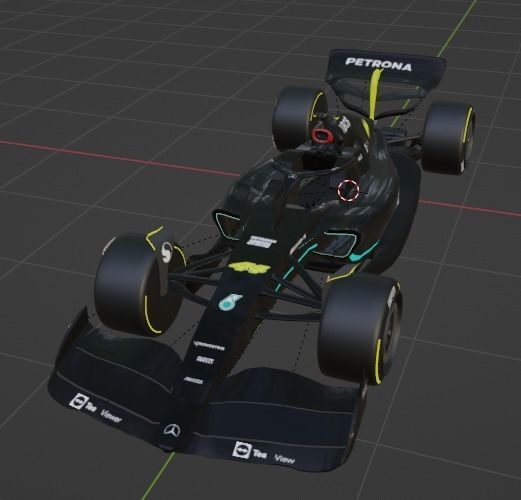 Mercedes F1 W14 3D model | CGTrader