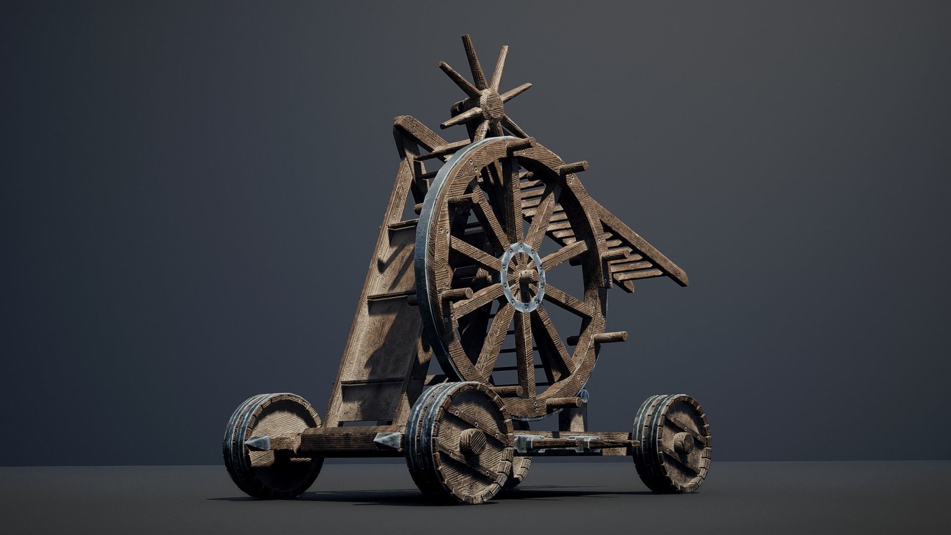 3D model Medieval Siege Weapon - Siege Ladder VR / AR / low-poly | CGTrader