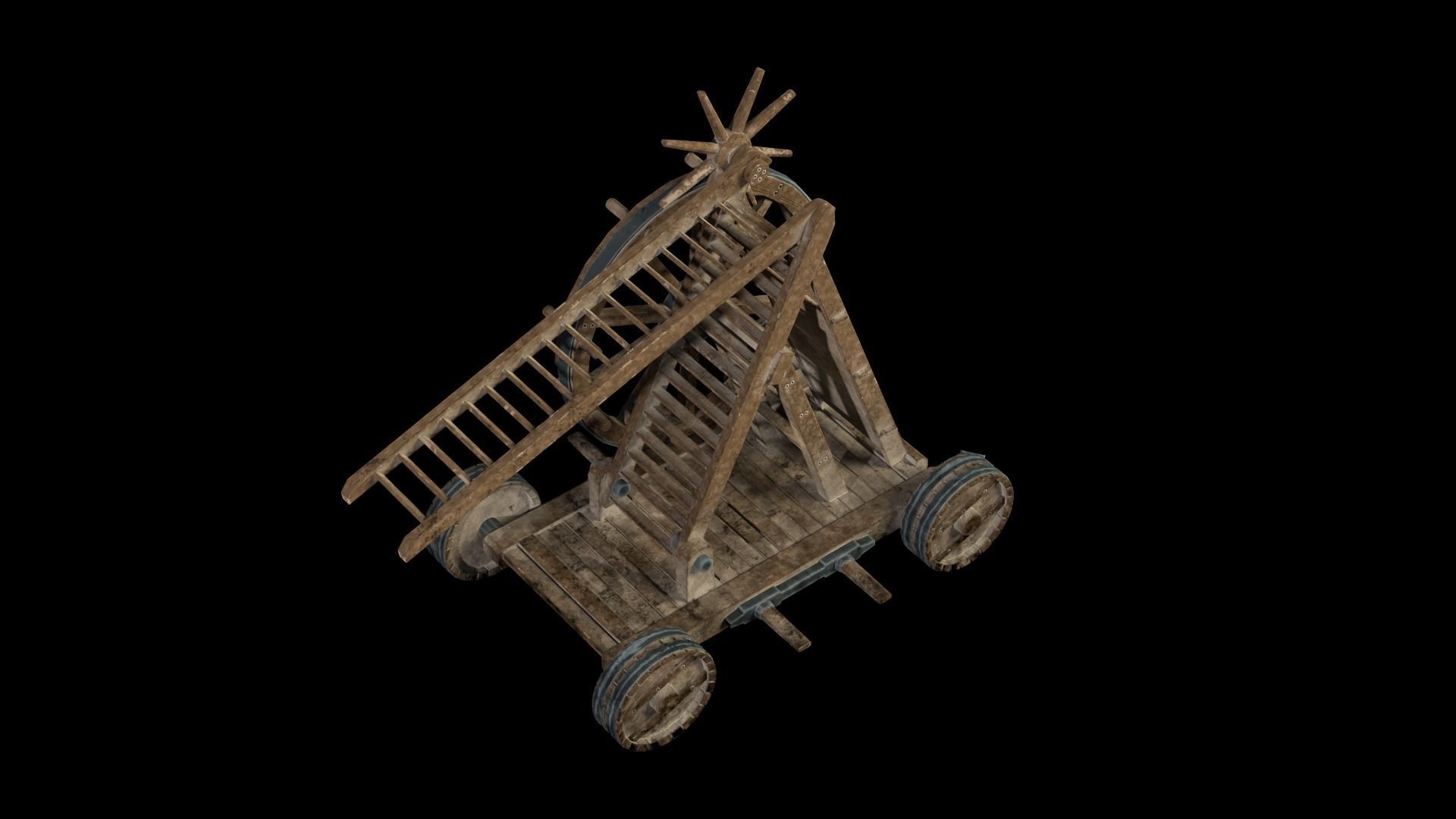 3D model Medieval Siege Weapon - Siege Ladder VR / AR / low-poly | CGTrader