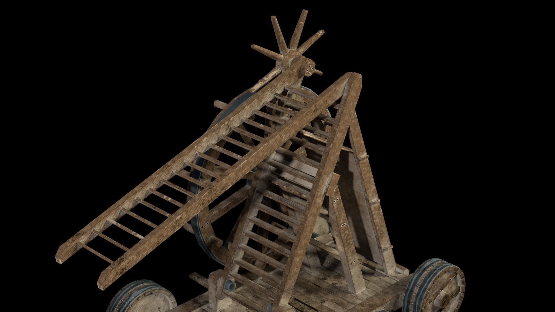 3D model Medieval Siege Weapon - Siege Ladder VR / AR / low-poly | CGTrader