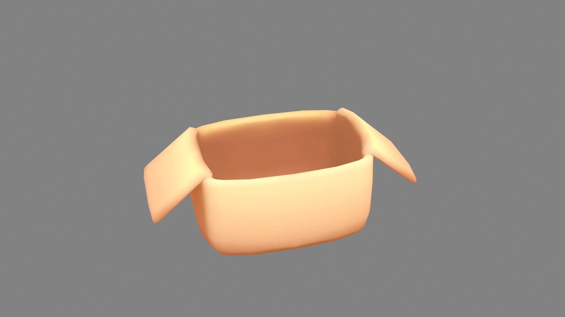 3D model Cartoon cardboard box VR / AR / low-poly | CGTrader