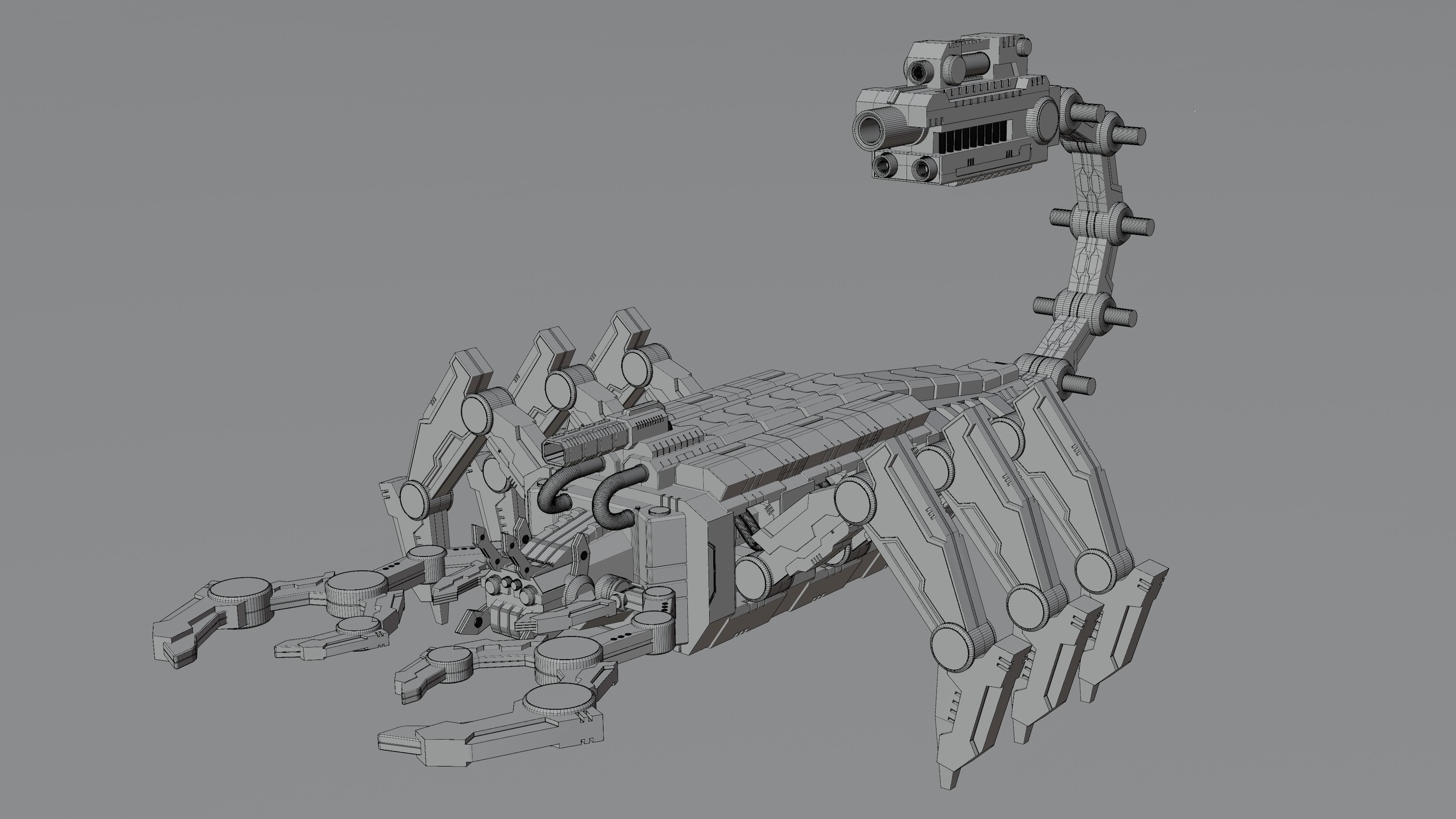 Scorpion Warbot 3D model | CGTrader