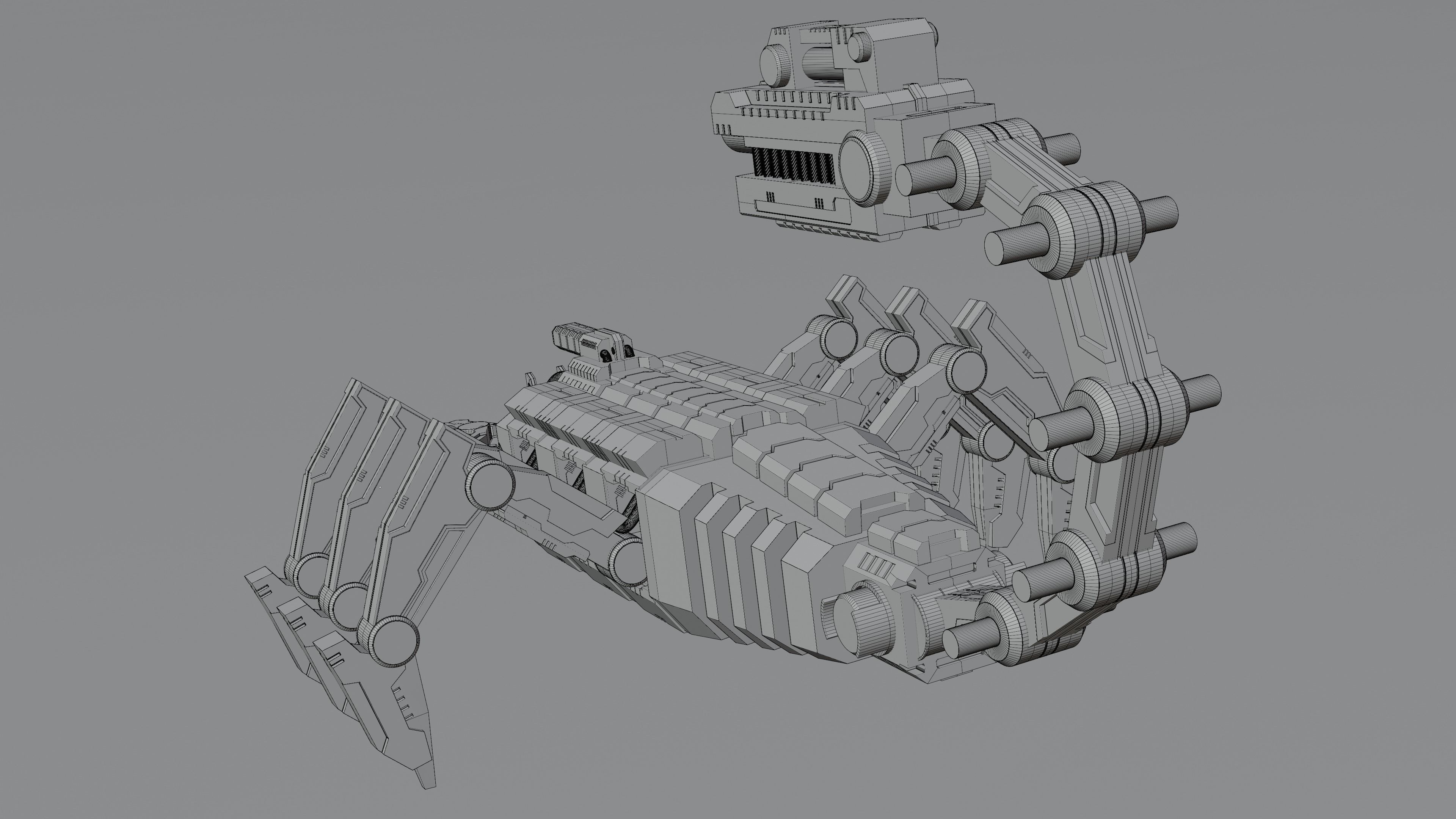 Scorpion Warbot 3D model | CGTrader