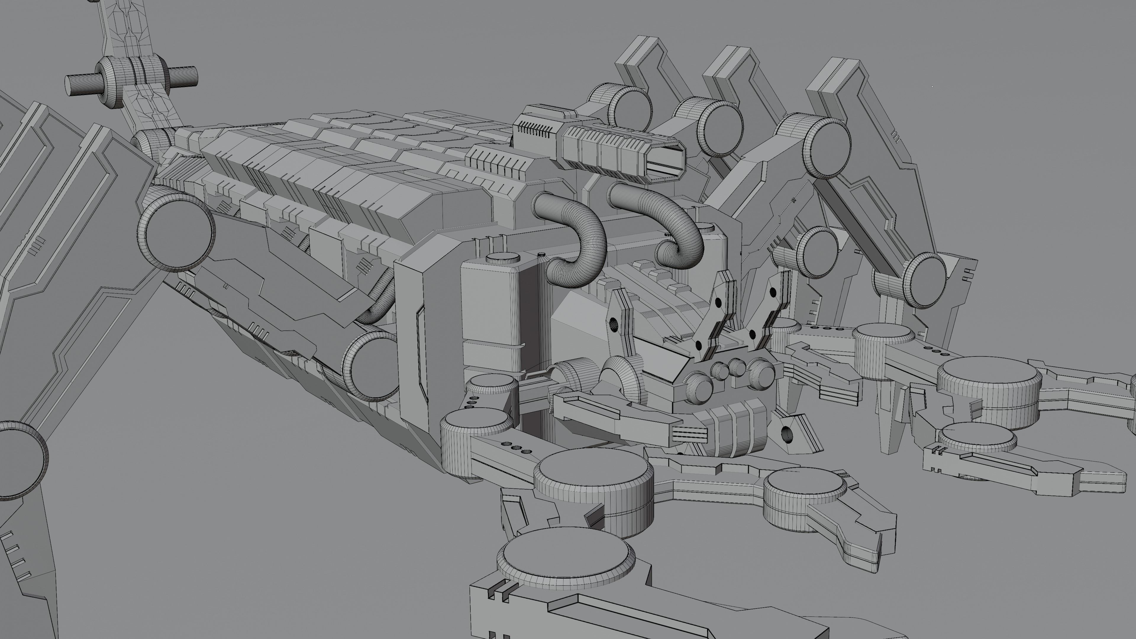 Scorpion Warbot 3D model | CGTrader