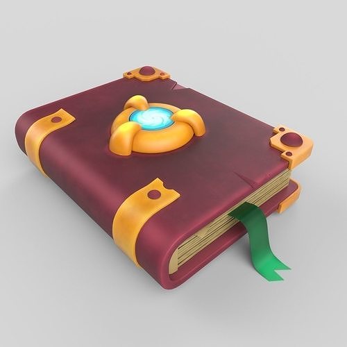 stylized book 3D model | CGTrader