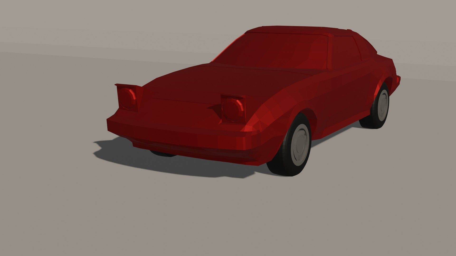 3D model Mazda Rx7-fb Low poly VR / AR / low-poly | CGTrader