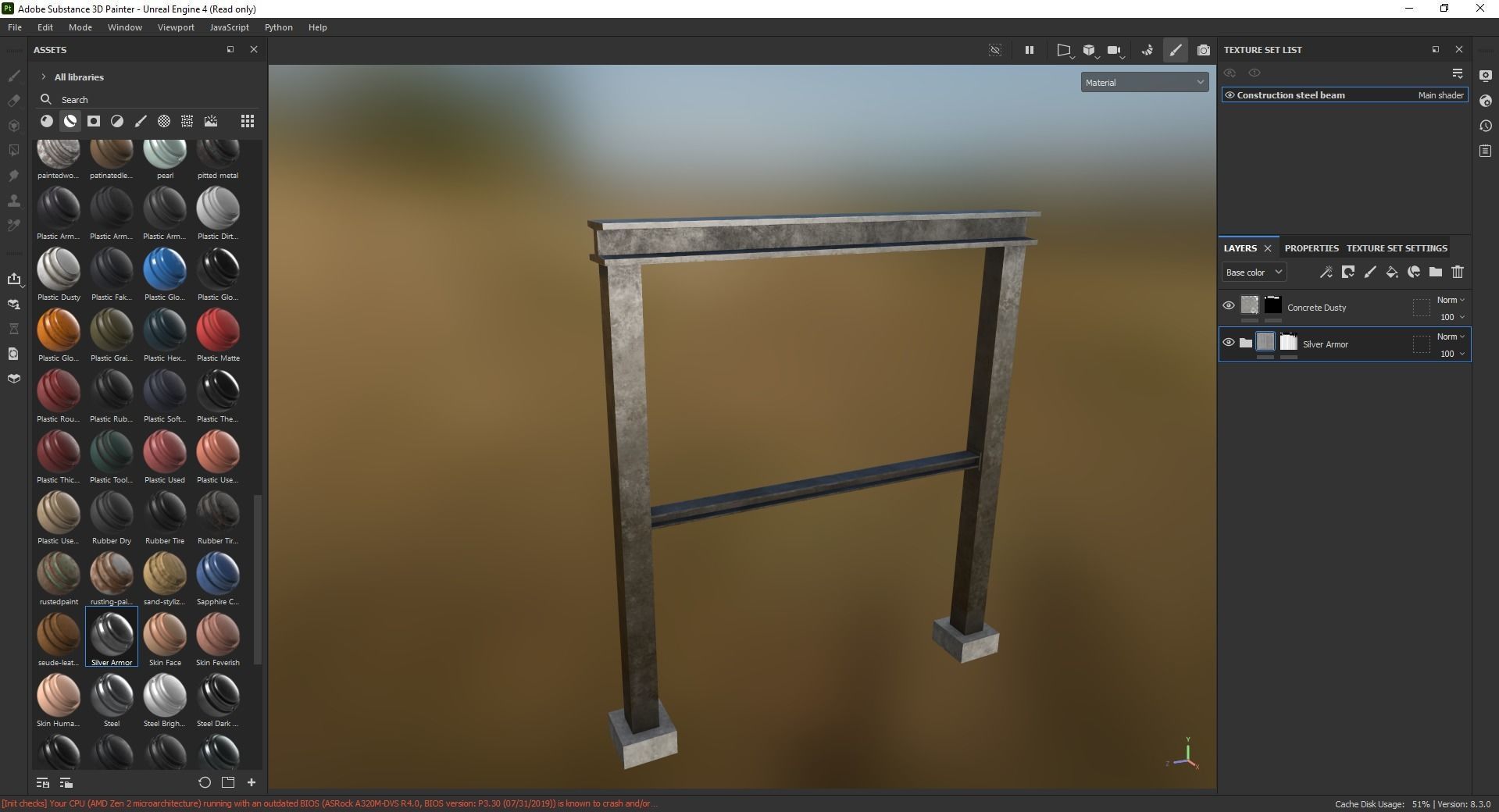 3D model Construction steel beam 3D Model VR / AR / low-poly | CGTrader