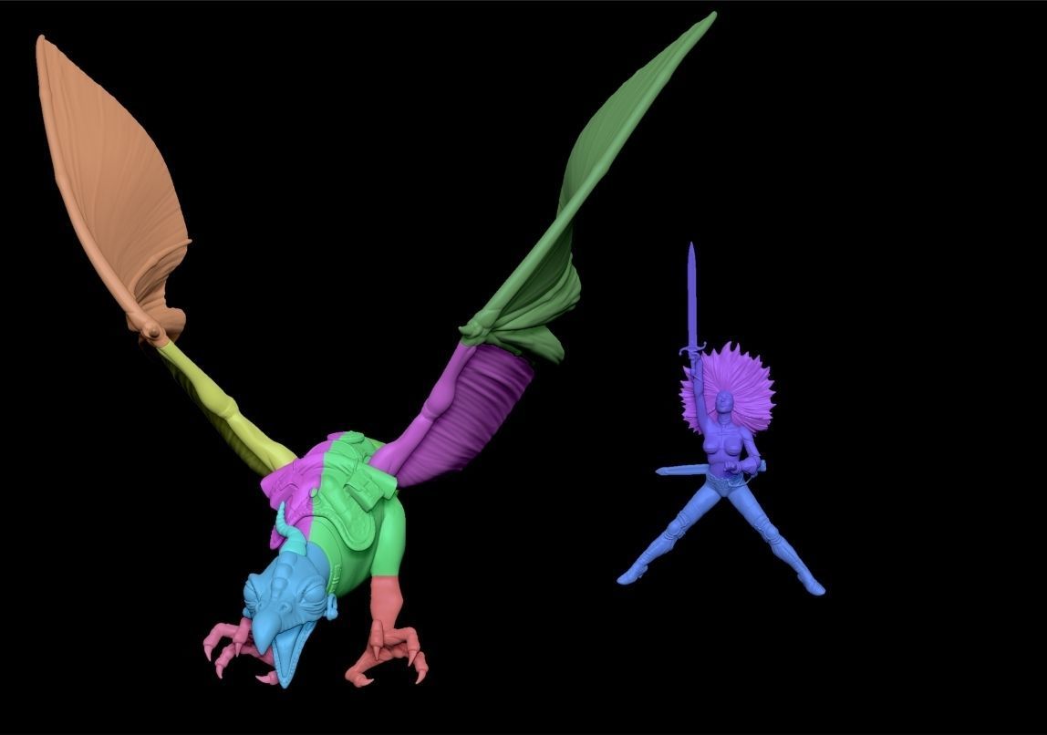 Heavy Metal Taarna 3D model 3D printable | CGTrader