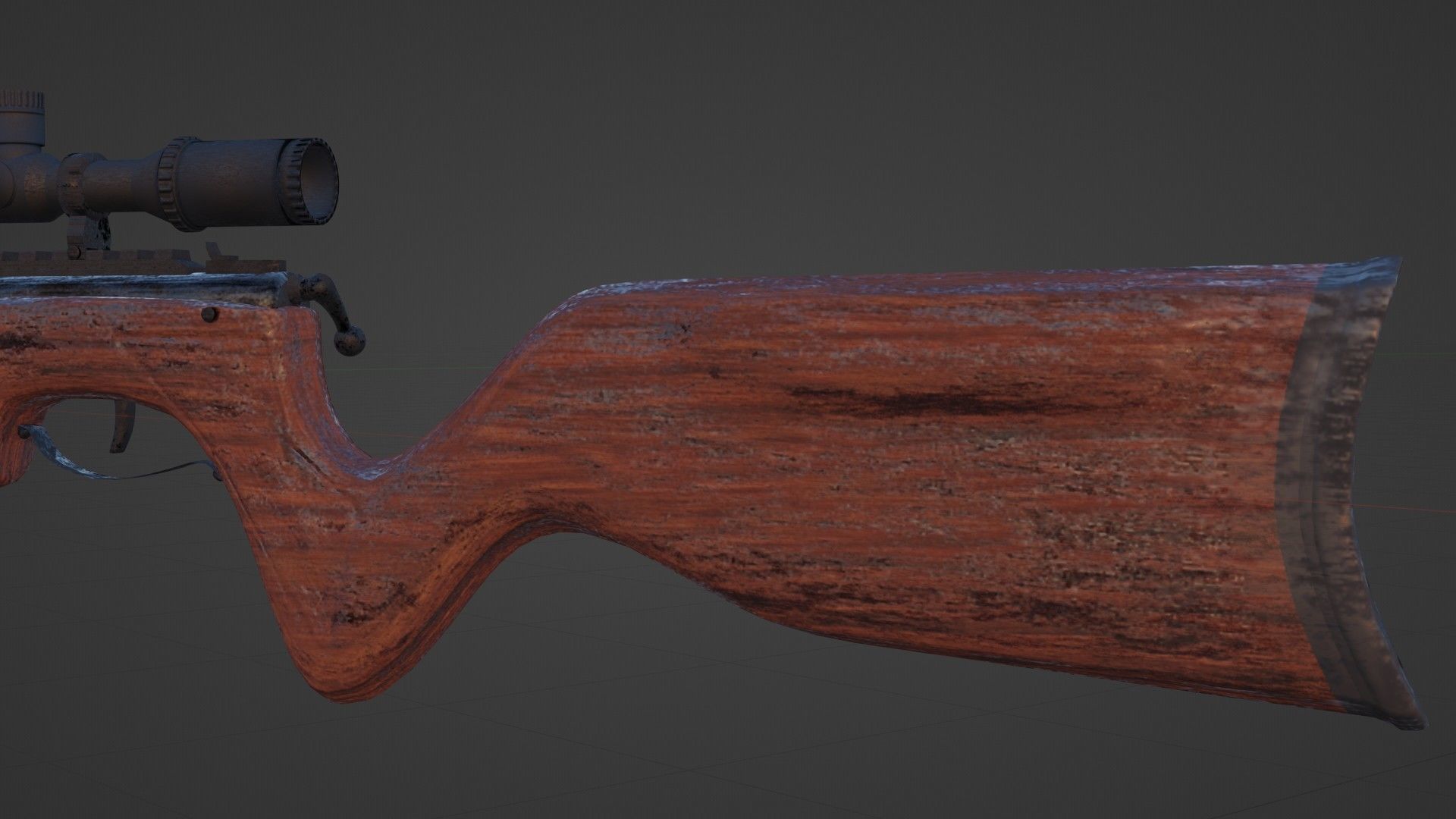 3D model Rifle with scope VR / AR / low-poly | CGTrader