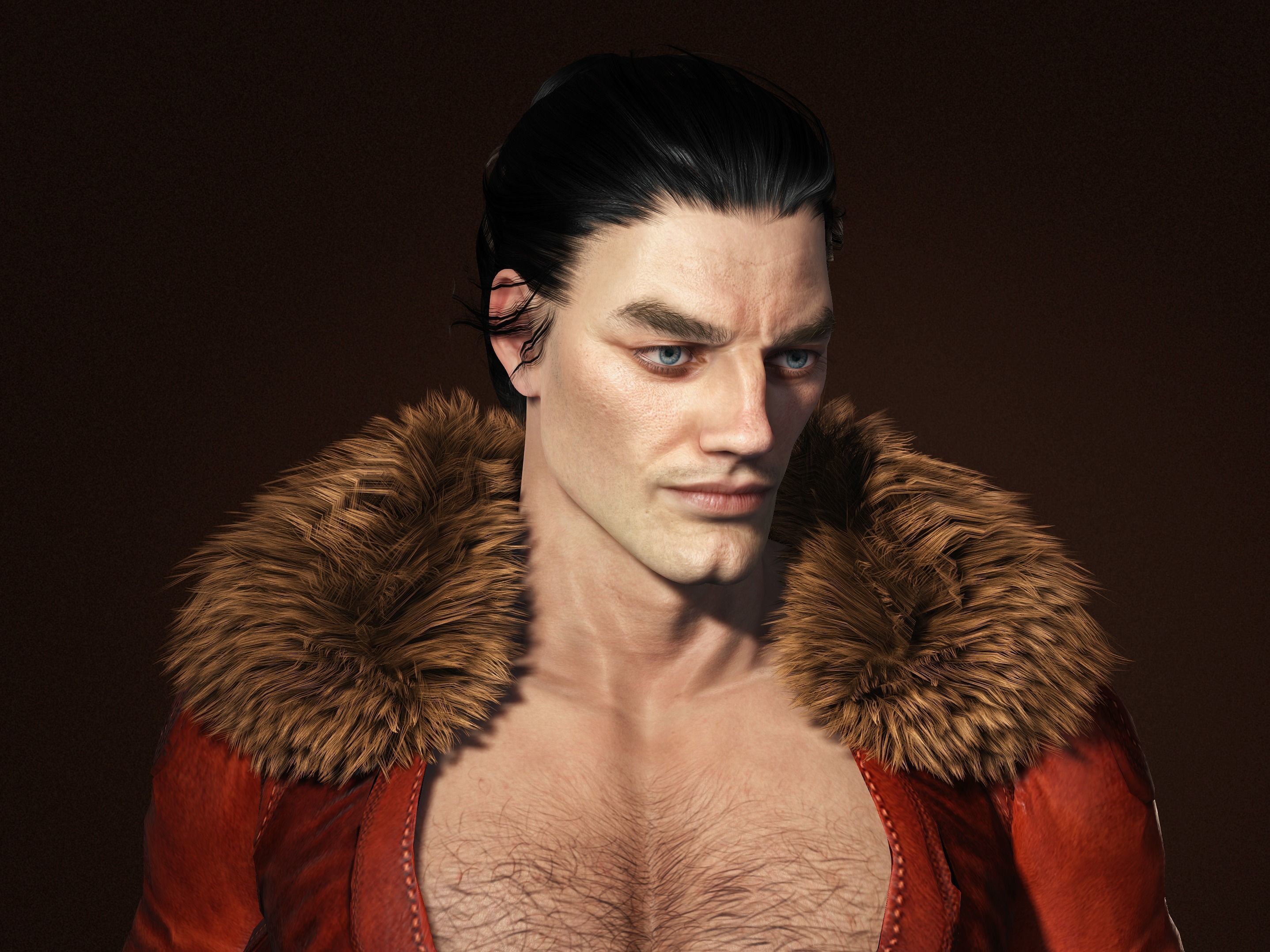 3D model Modern Gaston-Male Character VR / AR / low-poly | CGTrader