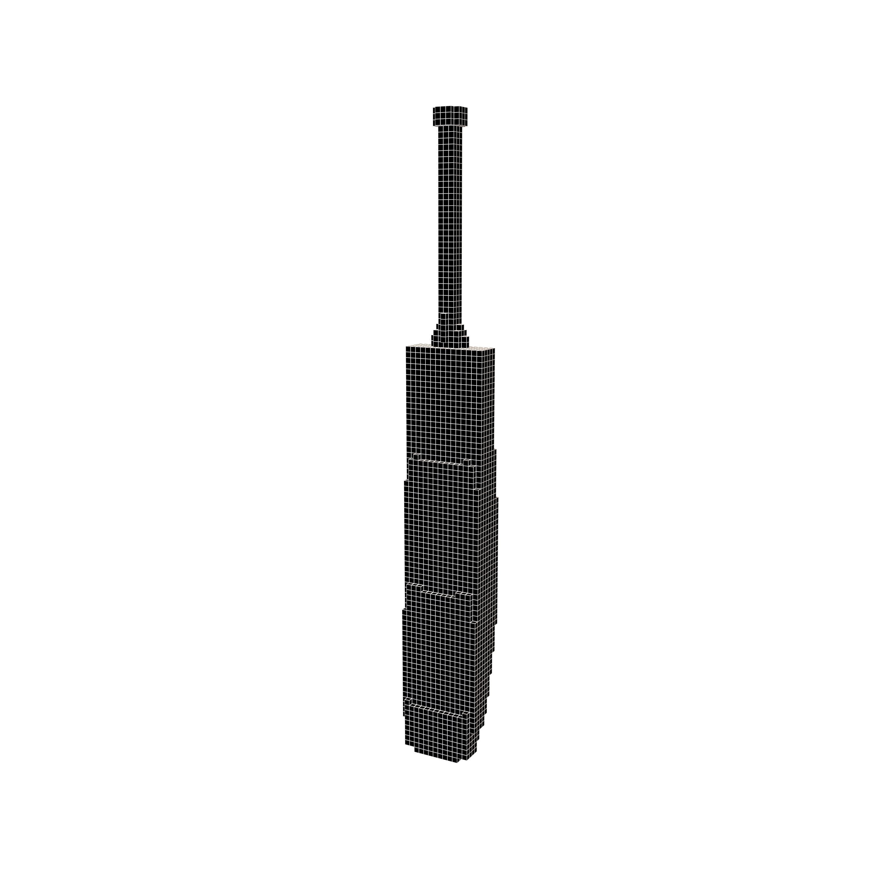 3D model Voxel Cricket Bat v1 002 VR / AR / low-poly | CGTrader