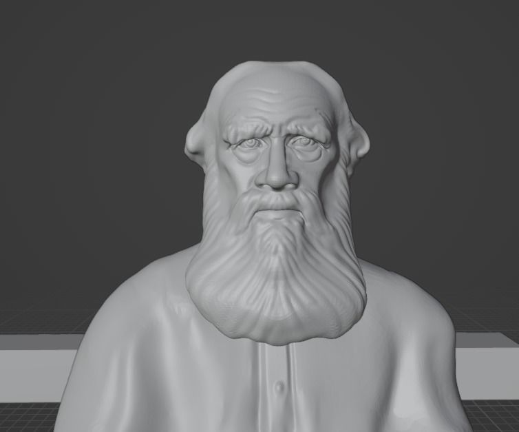 Leo Tolstoy 3D model 3D printable | CGTrader
