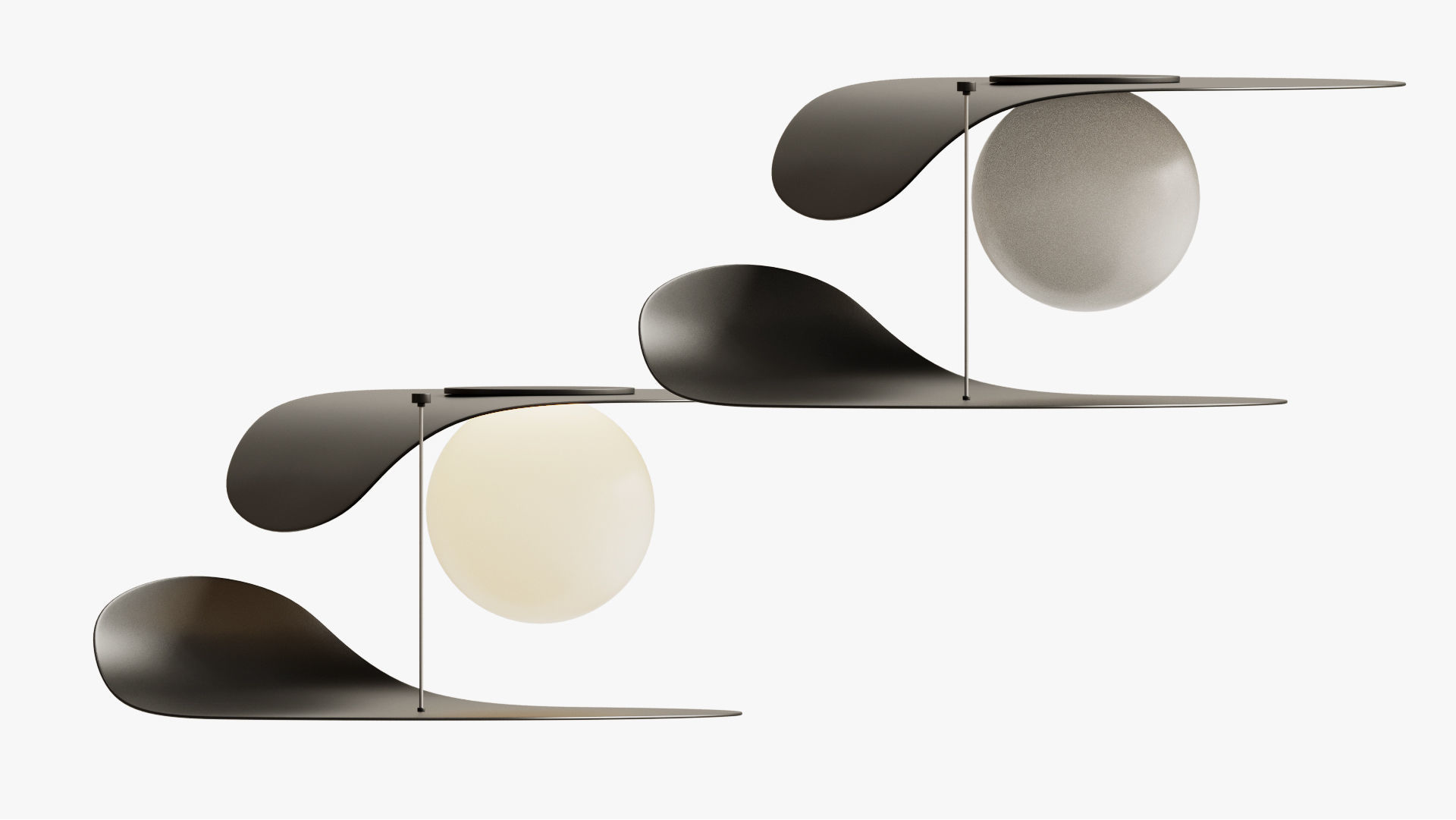 Ceiling Light Flow Kdln 3D model | CGTrader