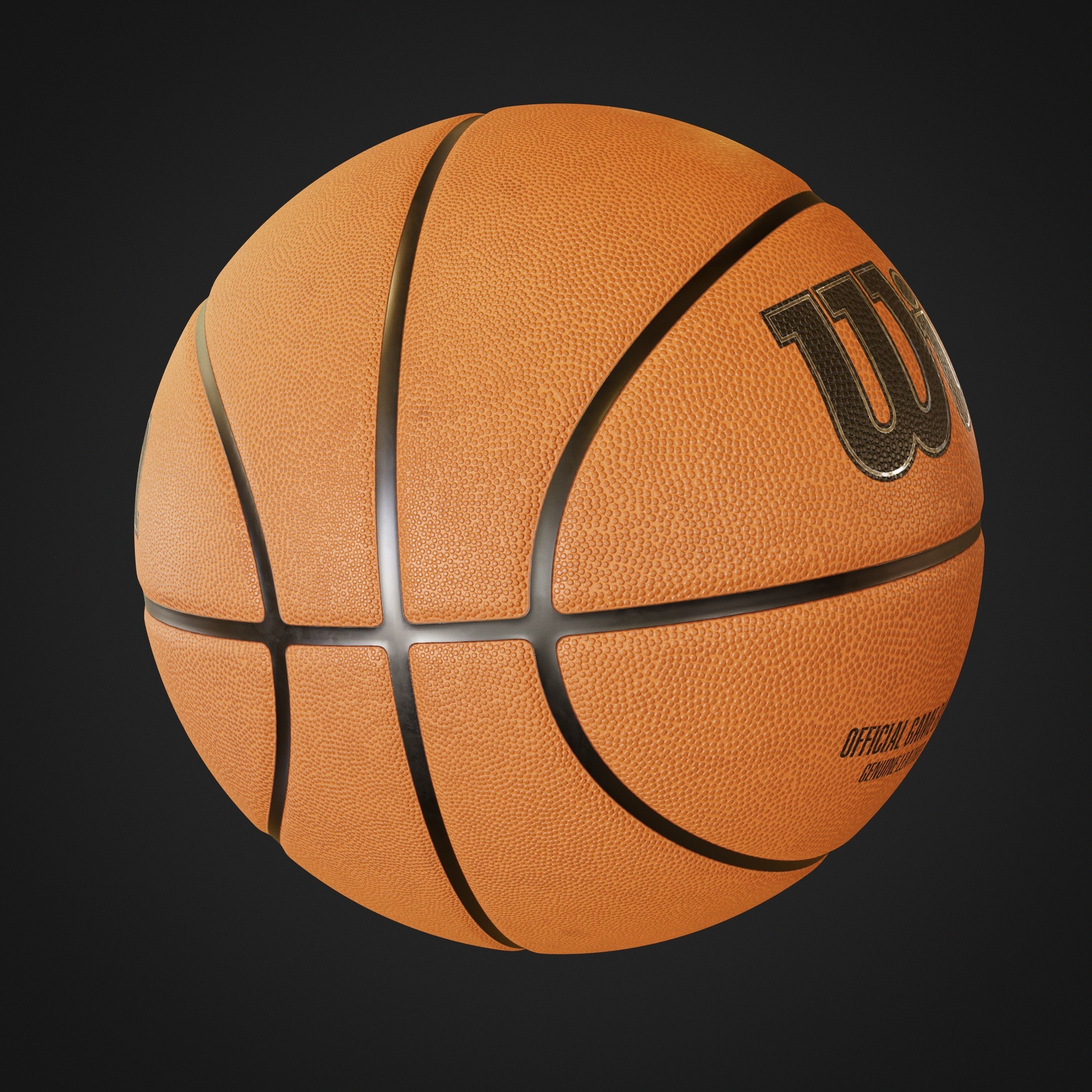 NBA Wilson Official Game basketball 2023 3D model | CGTrader