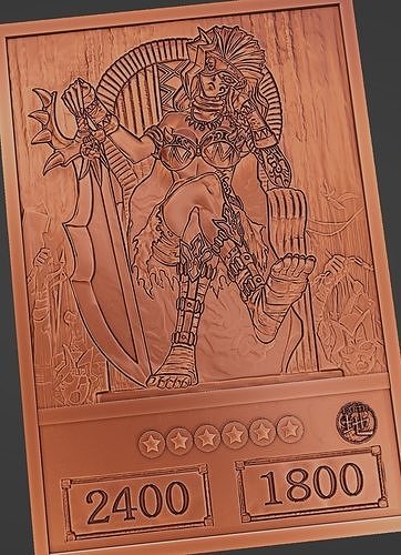 Amazoness Queen - yugioh 3D model 3D printable | CGTrader
