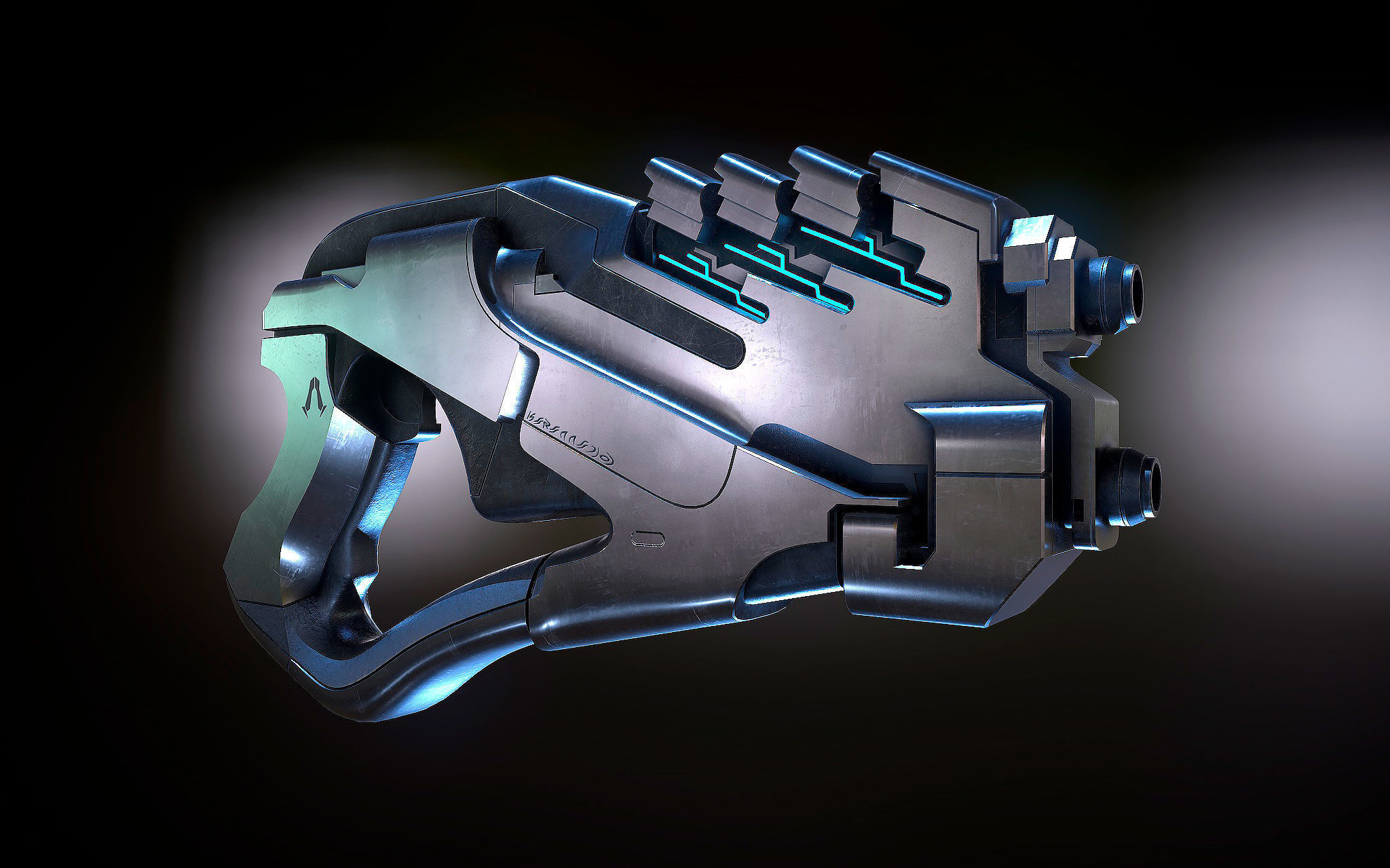 Arc Pistol Mass Effect 3D model | CGTrader