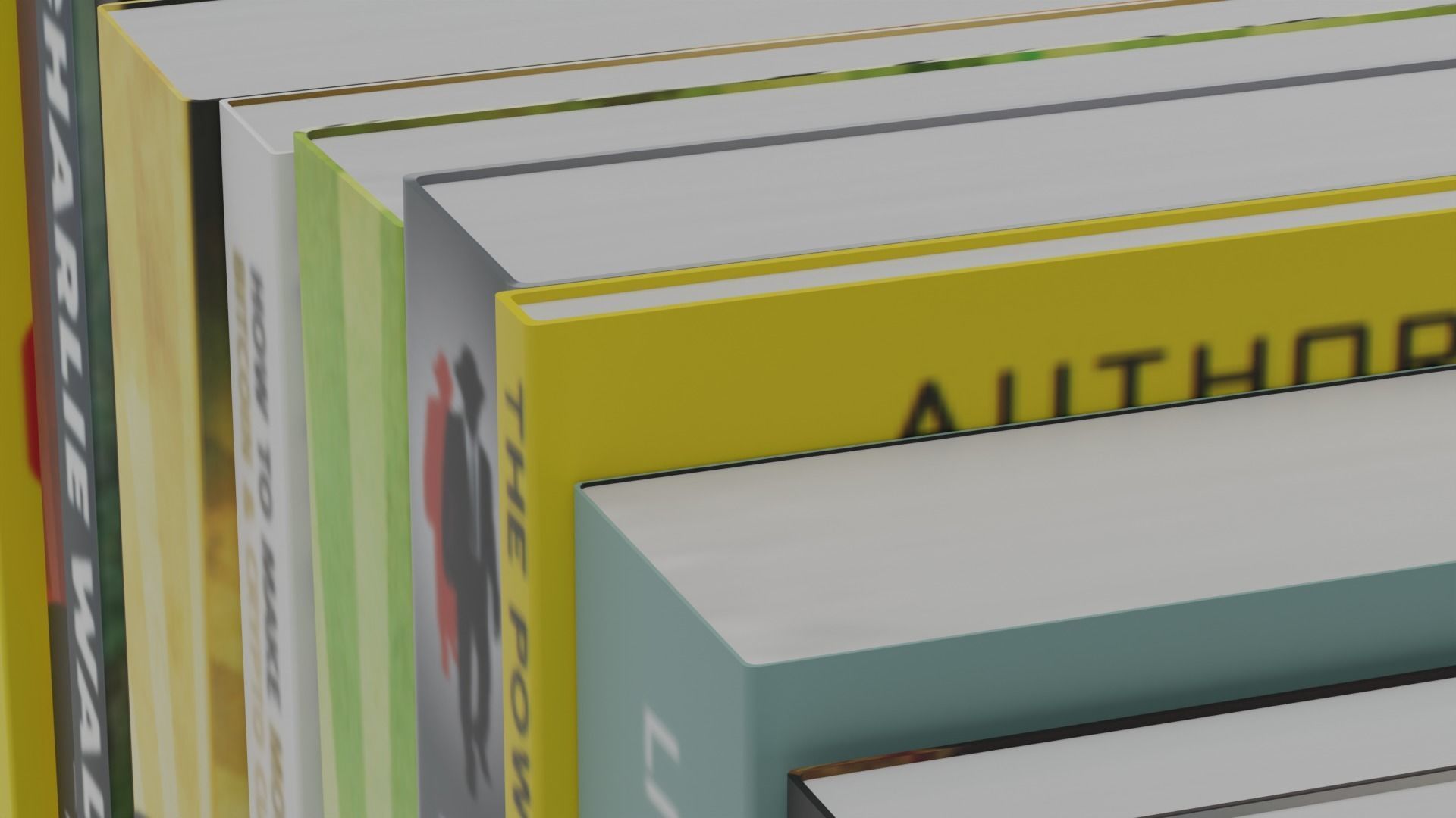 book decoration 3D model | CGTrader