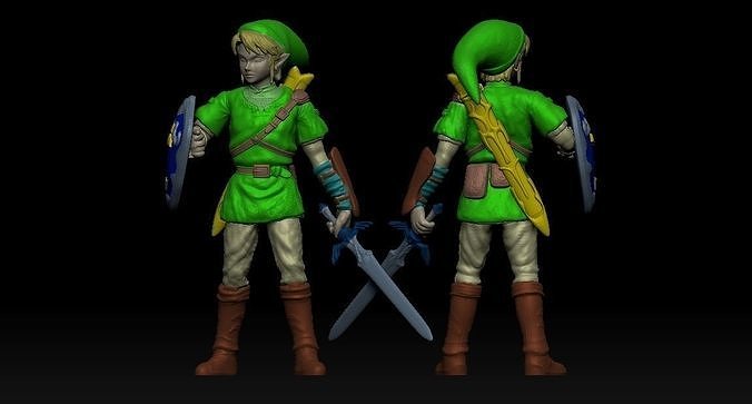 Zelda ready to 3d print 3D model | CGTrader