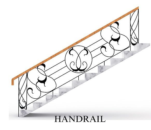 3D model Handrail VR / AR / low-poly | CGTrader
