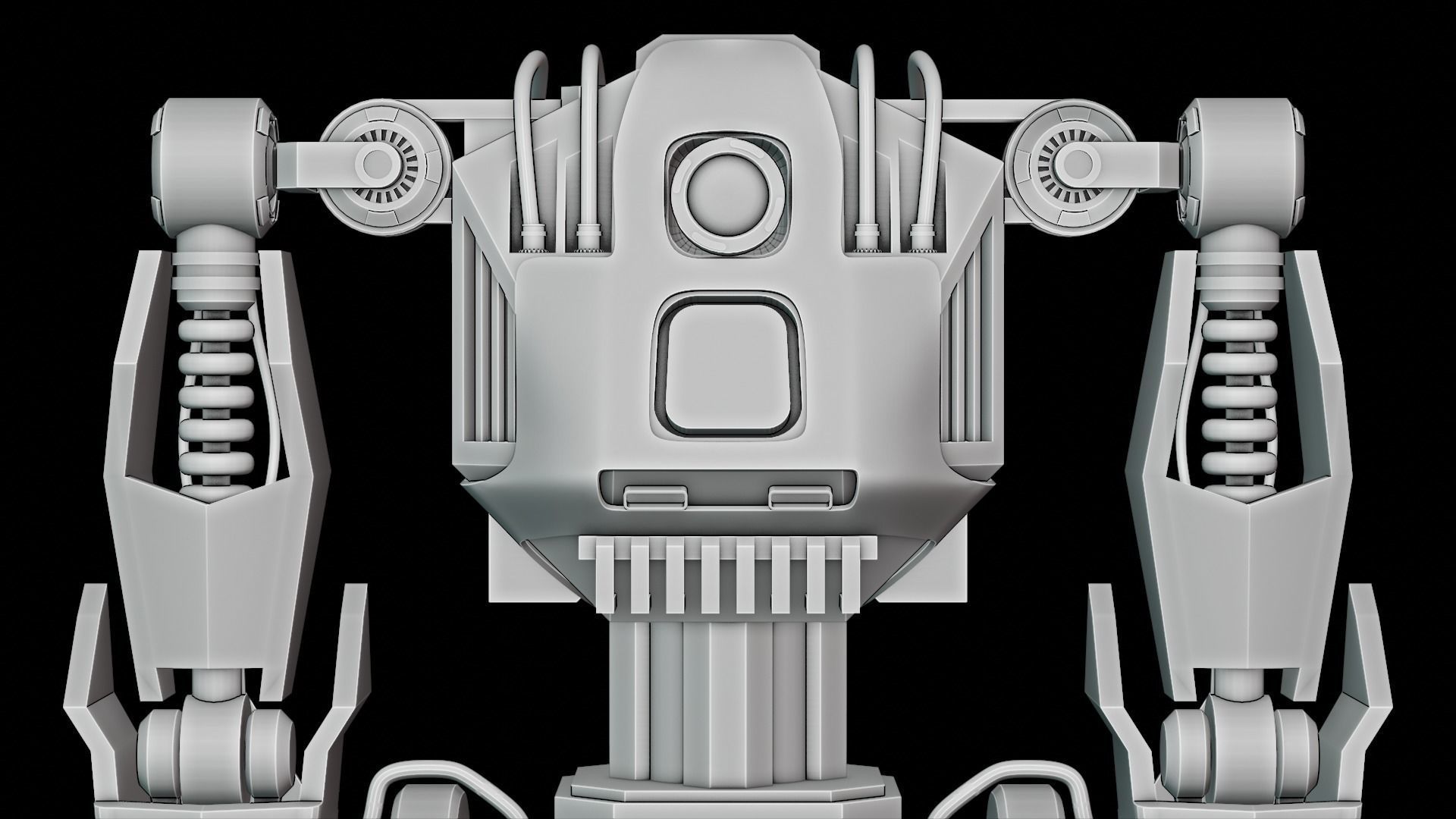 Mech Robot 3D model rigged | CGTrader