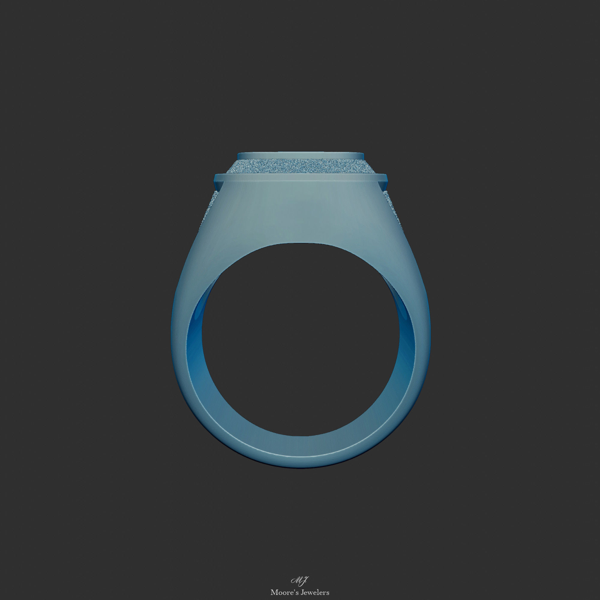 Textured or Smooth Class Ring 3d Model 3D model 3D printable | CGTrader