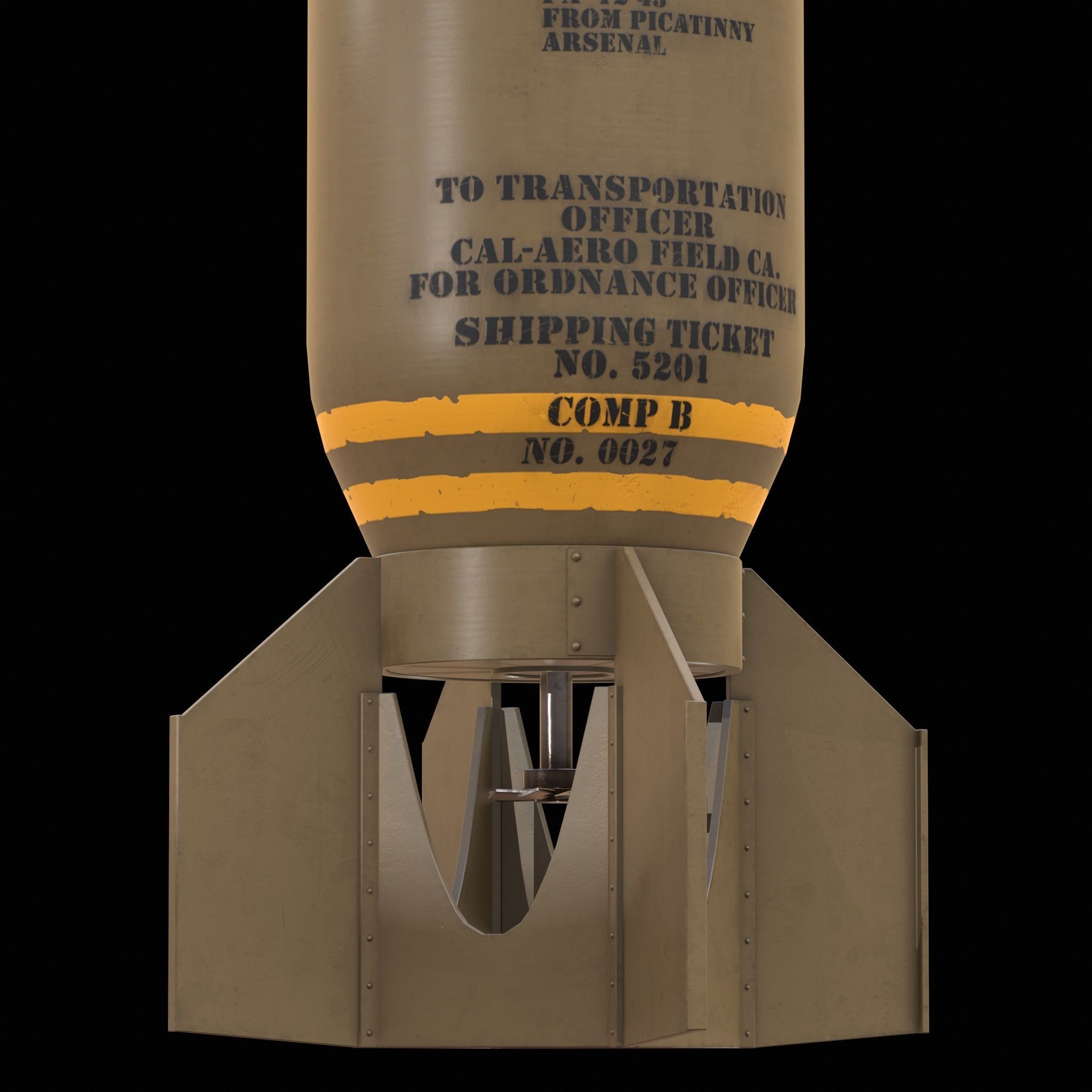 3D model M65 Bomb VR / AR / low-poly | CGTrader