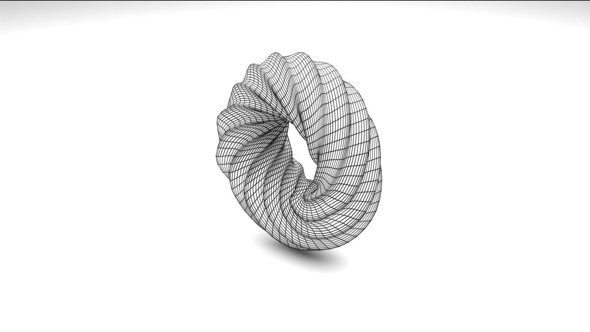 Glaze Crueller Donut 3D model | CGTrader