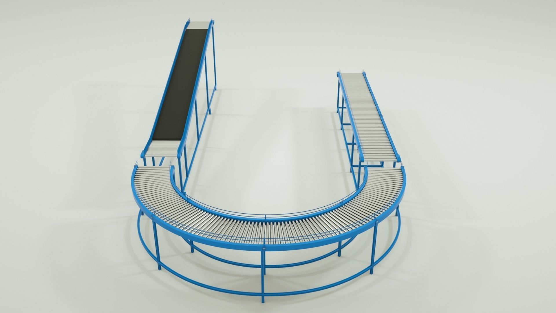 3D Conveyor Belt 3D model | CGTrader