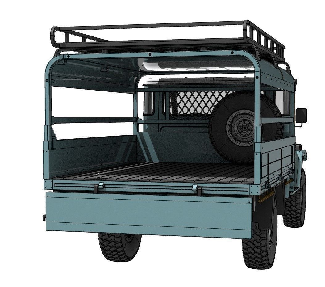 TOYOTA LAND CRUISER FJ45 PICK UP TRUCK RC BODY STL FILE 3D model 3D ...