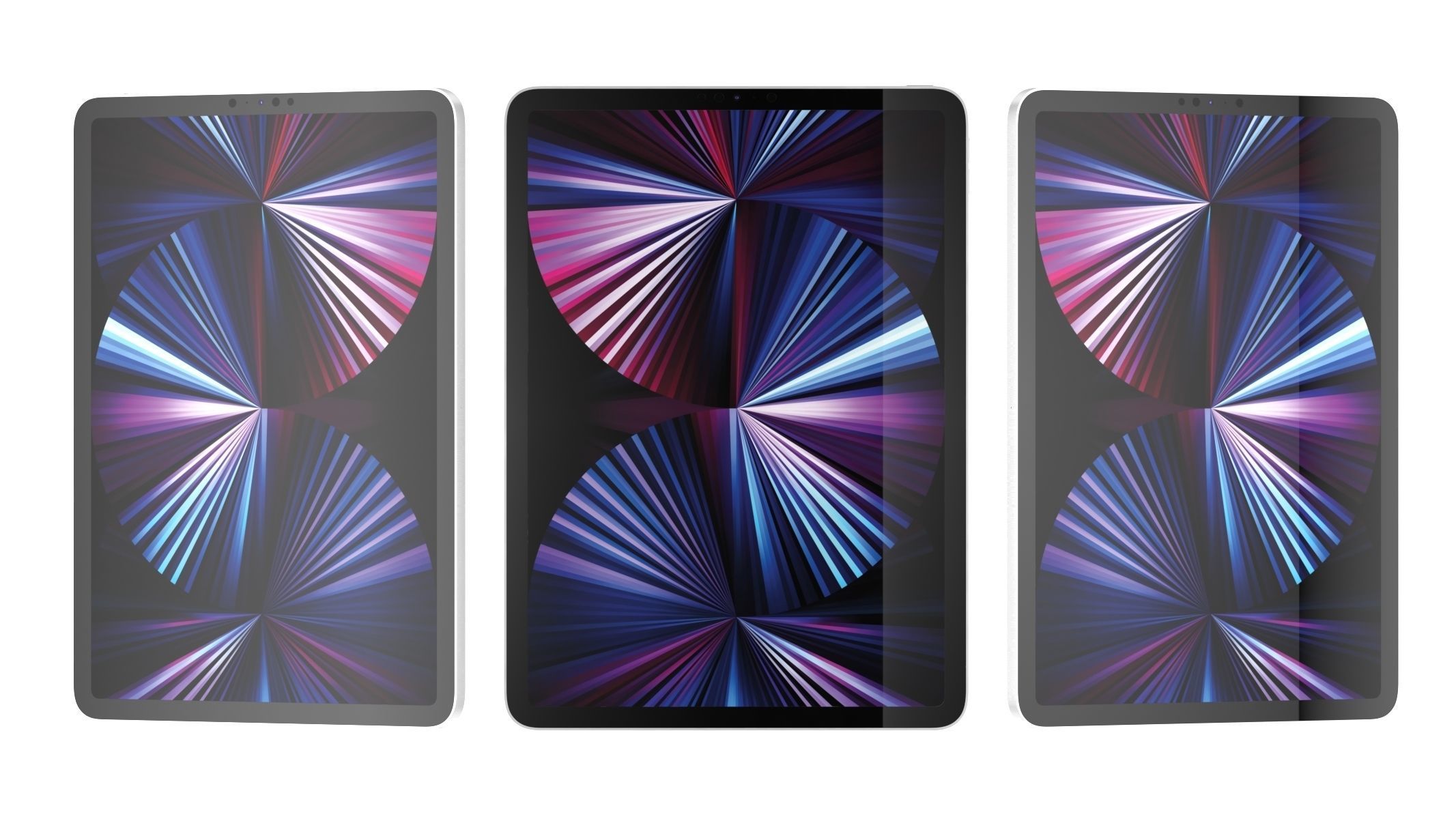 Apple iPad Pro 11 2021 Silver 3D model | CGTrader