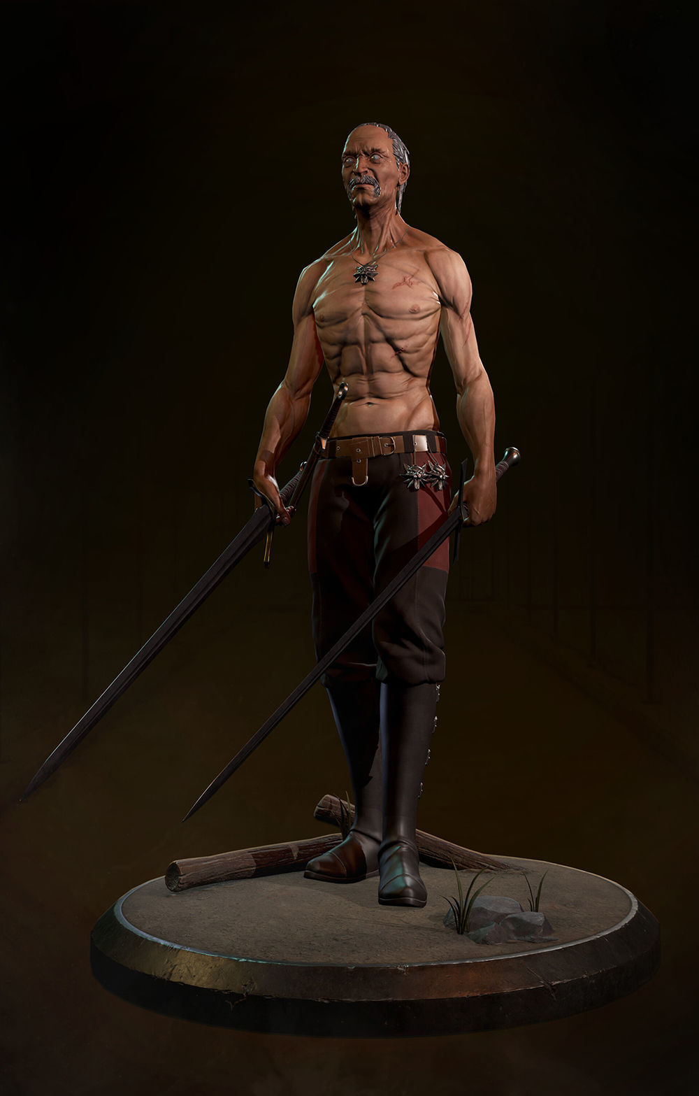 Leo Bonhart - The Witcher - Fan Art- 3D Frint 3D model 3D printable ...