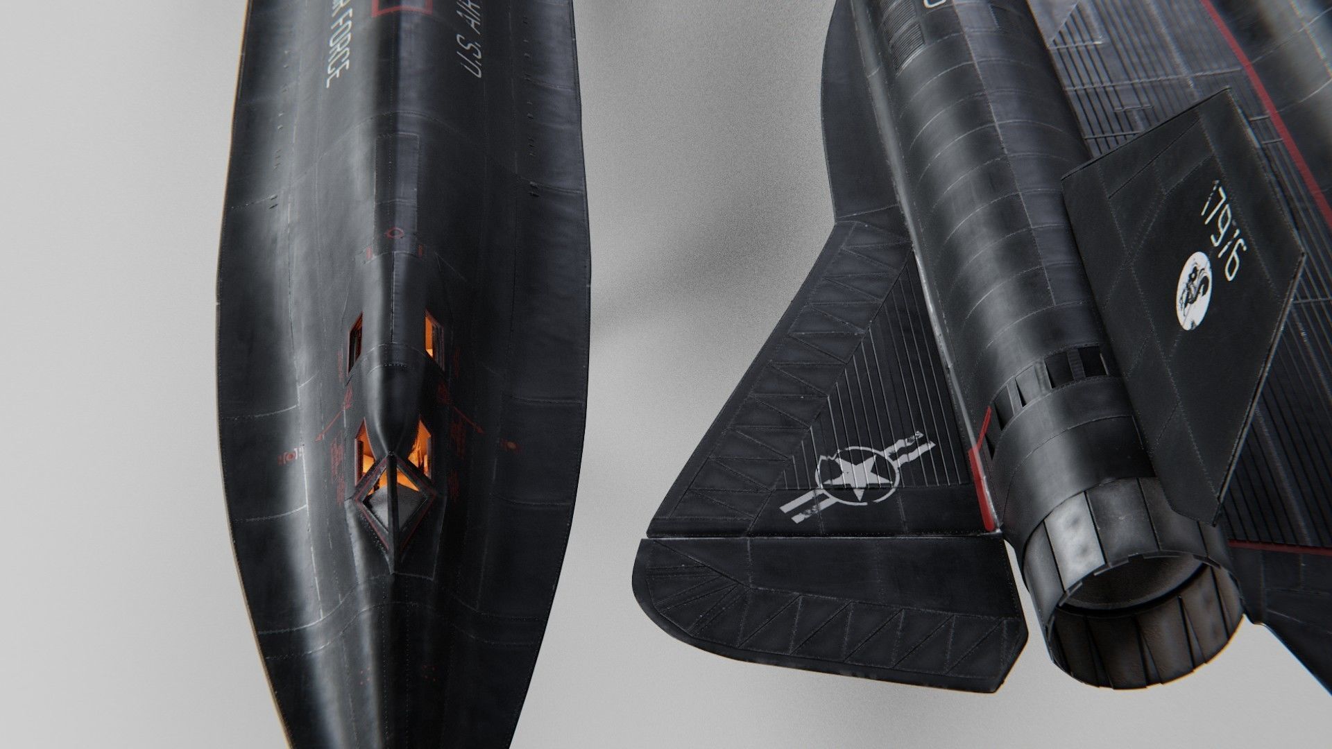 Lockheed Sr 71 Blackbird 3D model | CGTrader