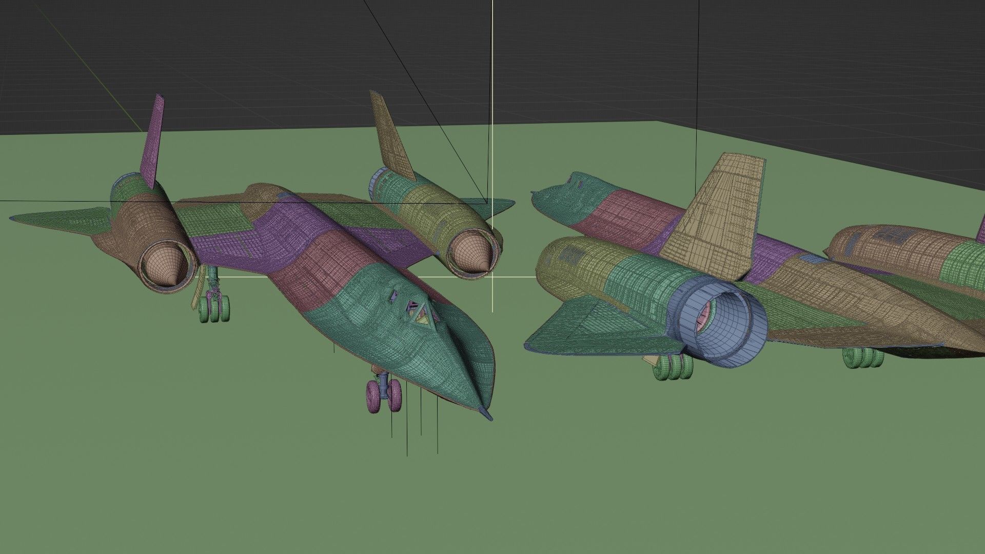 Lockheed Sr 71 Blackbird 3D model | CGTrader