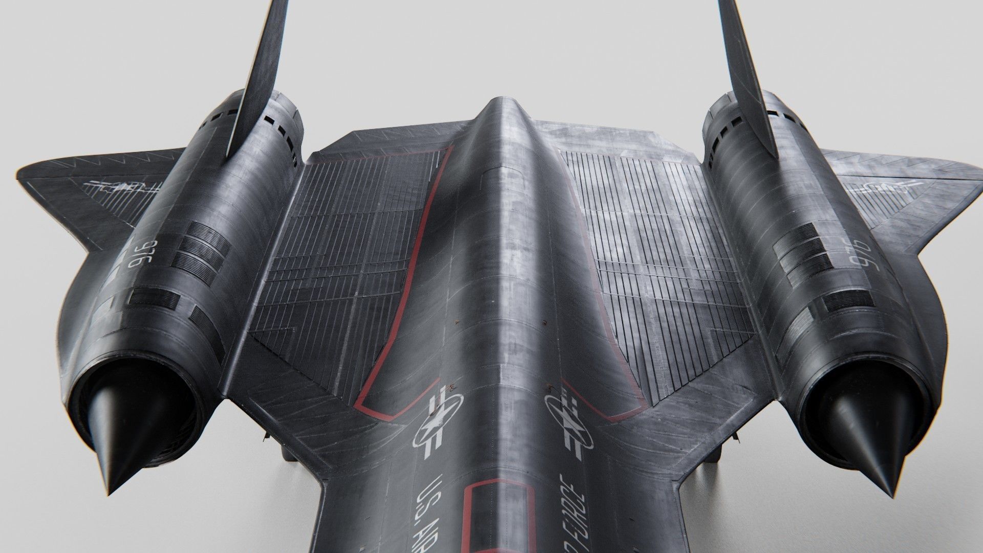 Lockheed Sr 71 Blackbird 3D model | CGTrader