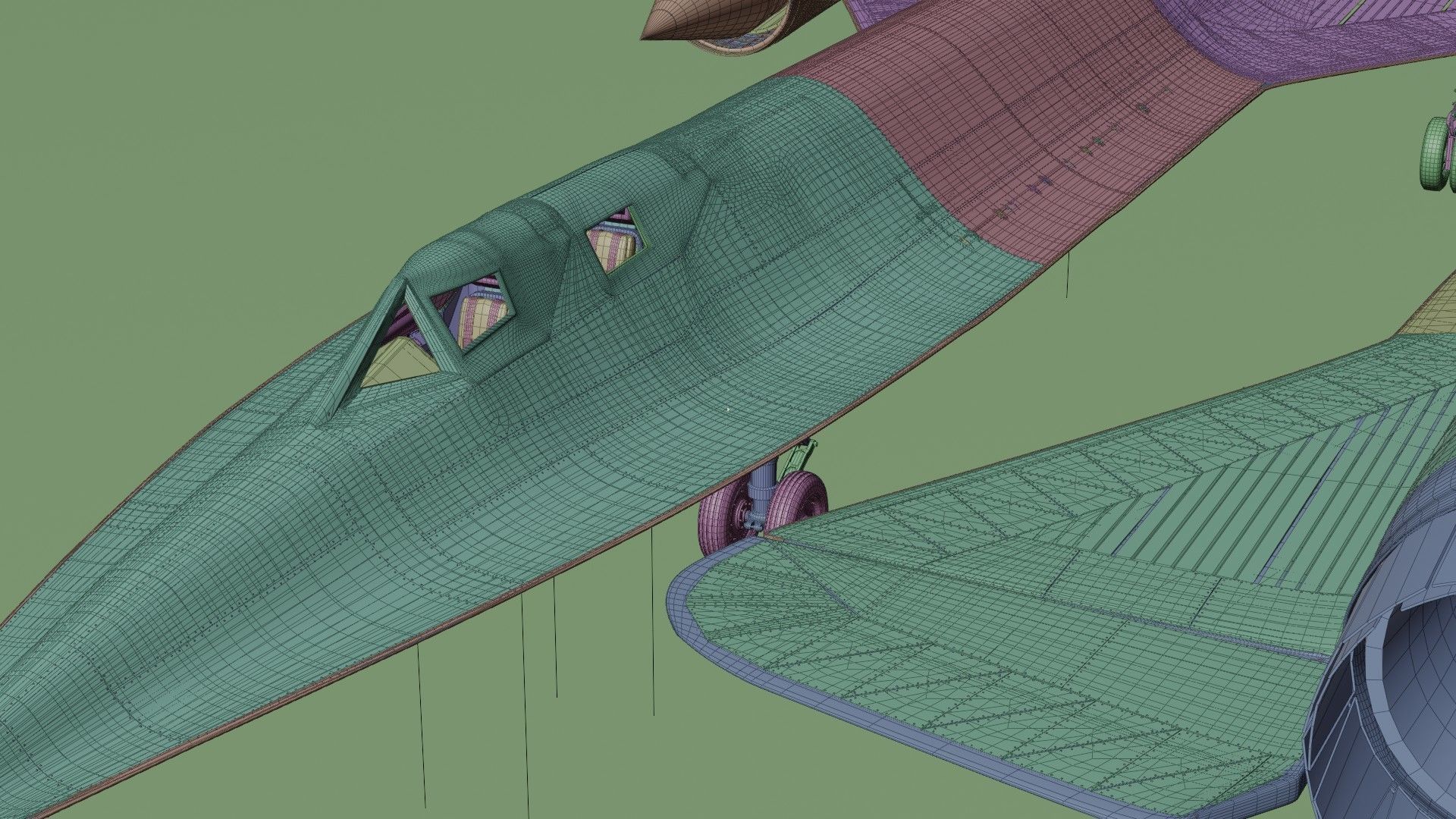 Lockheed Sr 71 Blackbird 3D model | CGTrader