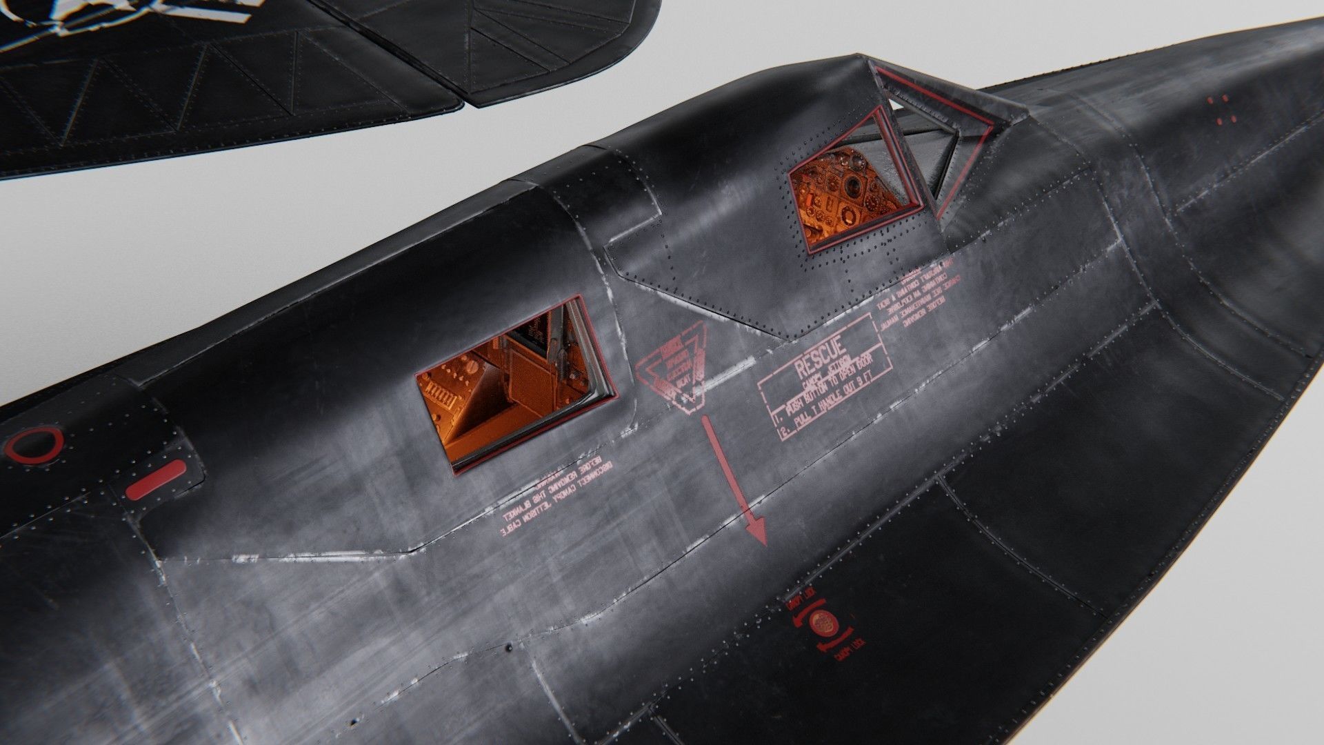 Lockheed Sr 71 Blackbird 3D model | CGTrader